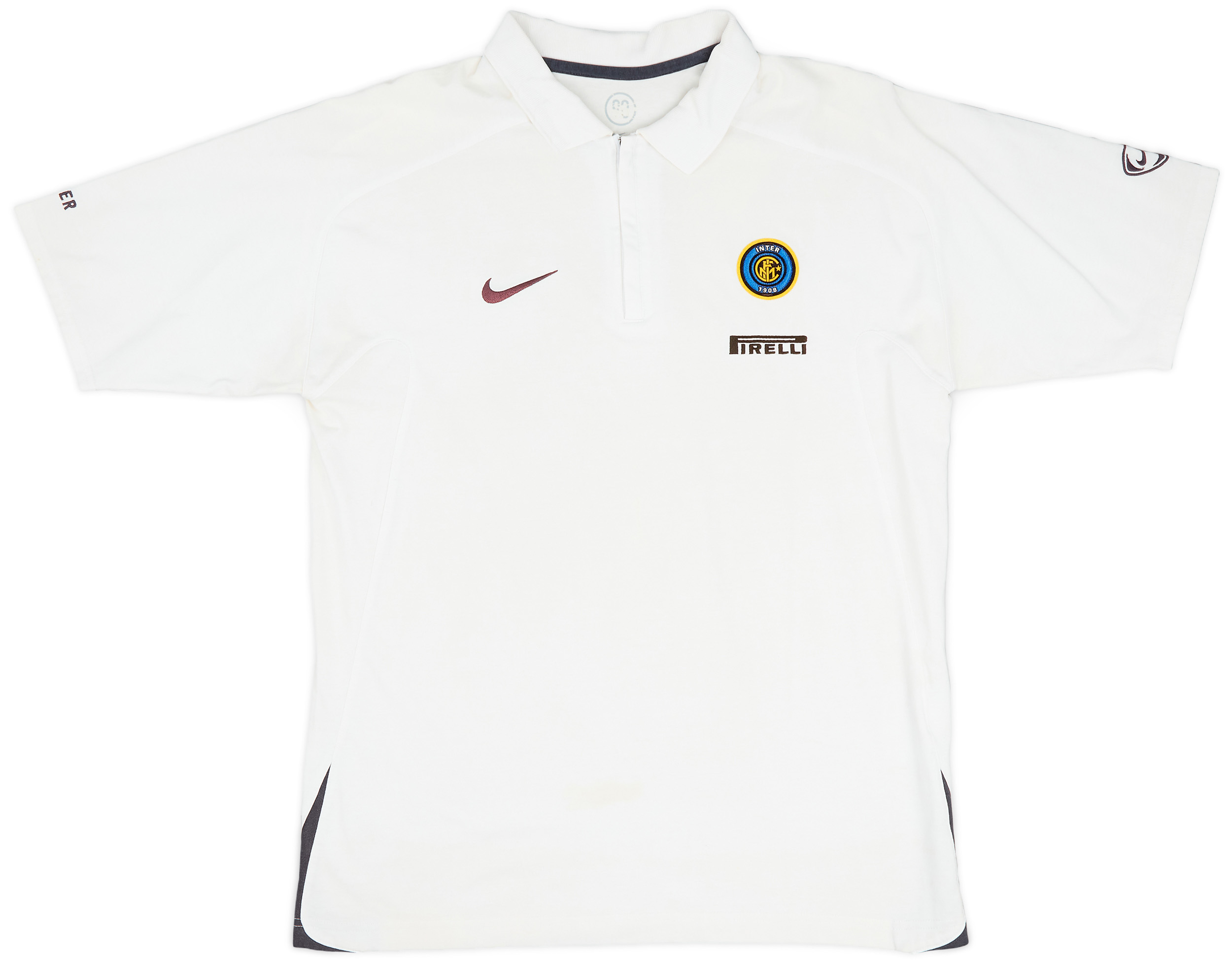 2003-04 Inter Milan Nike 1/4 Zip Training Shirt - 6/10 - (M)