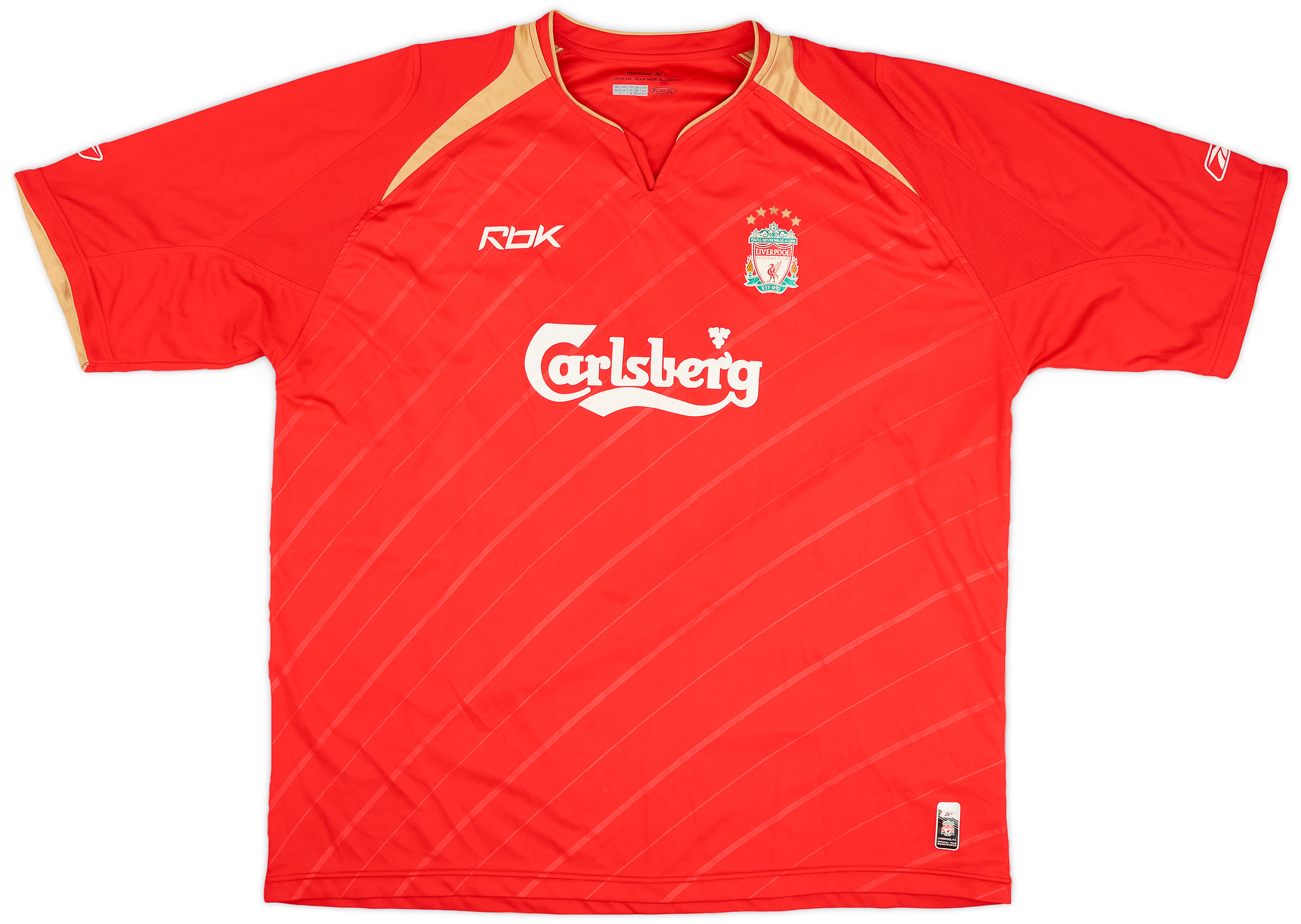 2005-06 Liverpool CL Home Shirt - 7/10 - (XXL)