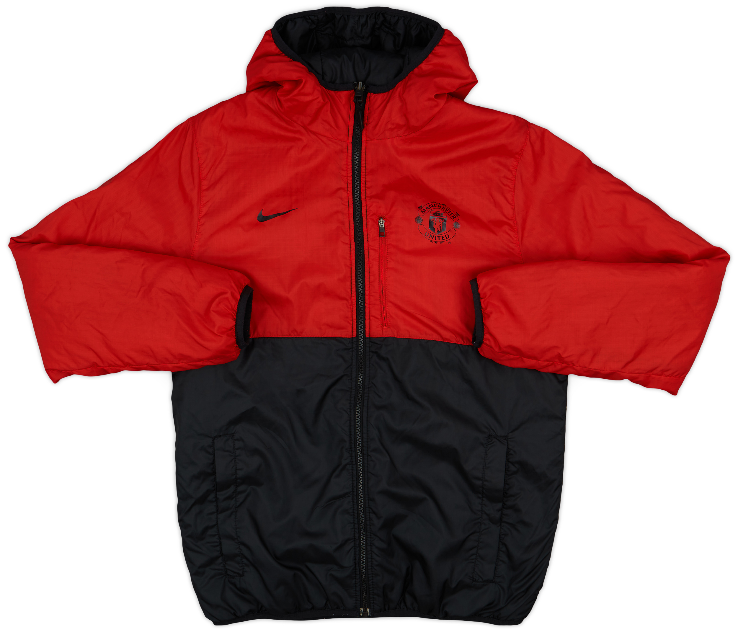 2010-11 Manchester United Nike Padded Bench Coat - 4/10 - (L)