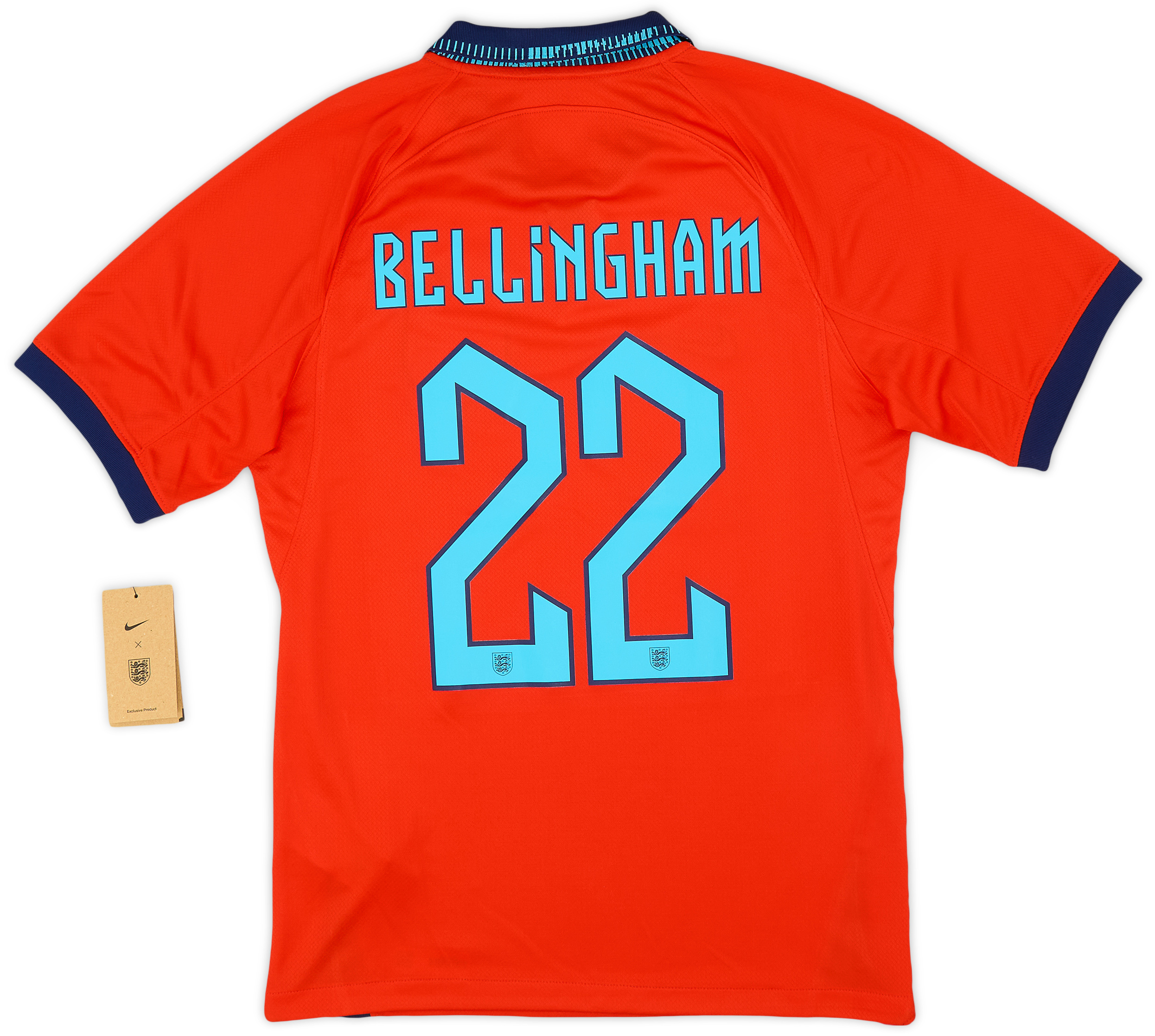 2022-23 England Away Shirt Bellingham #22 (S)
