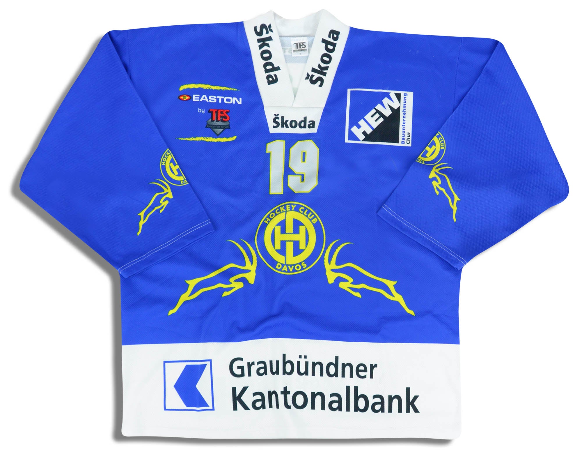 2000s HC Davos #19 TFS Jersey (Home) S