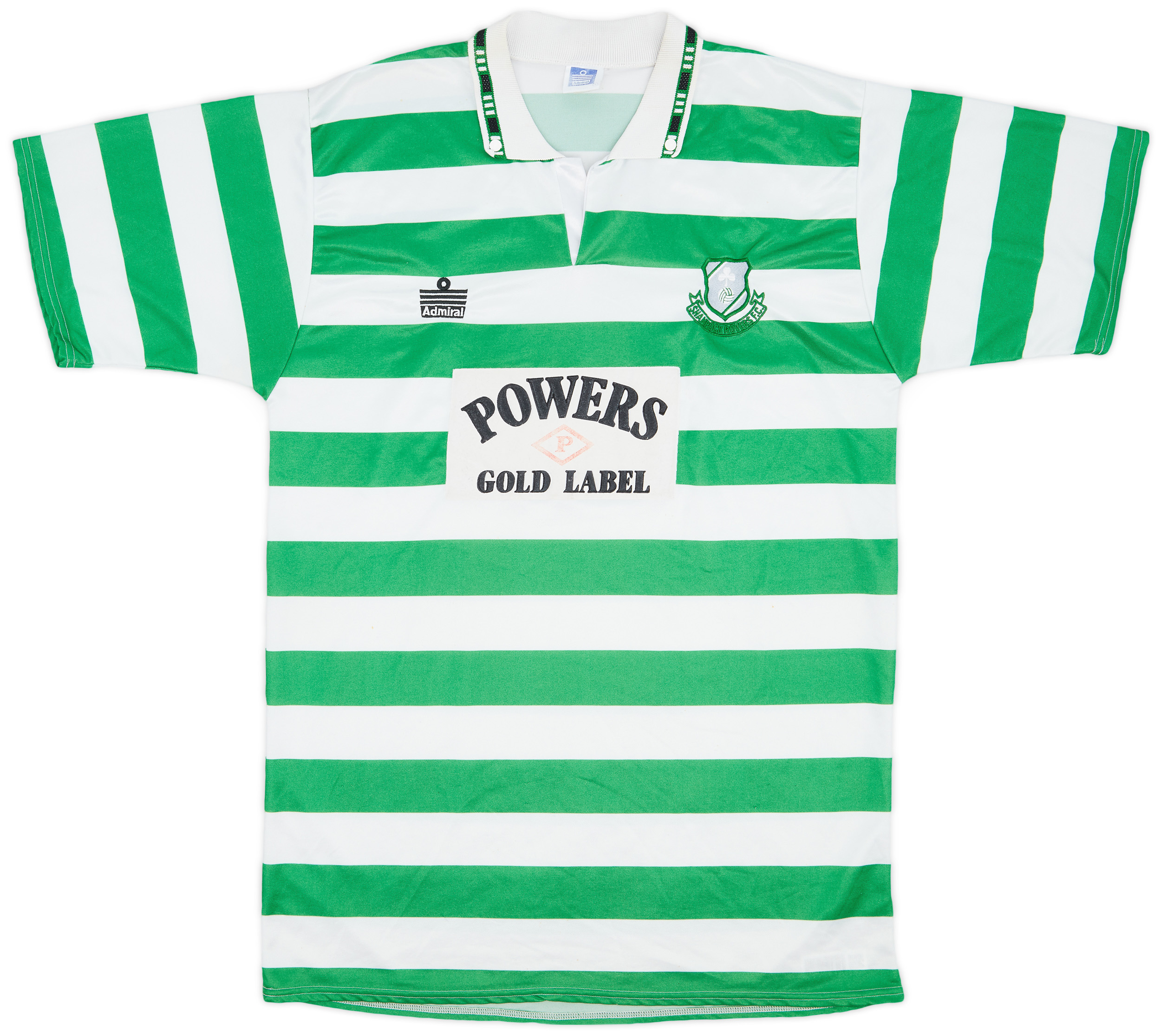 1992-93 Shamrock Rovers Match Issue Home Shirt #4