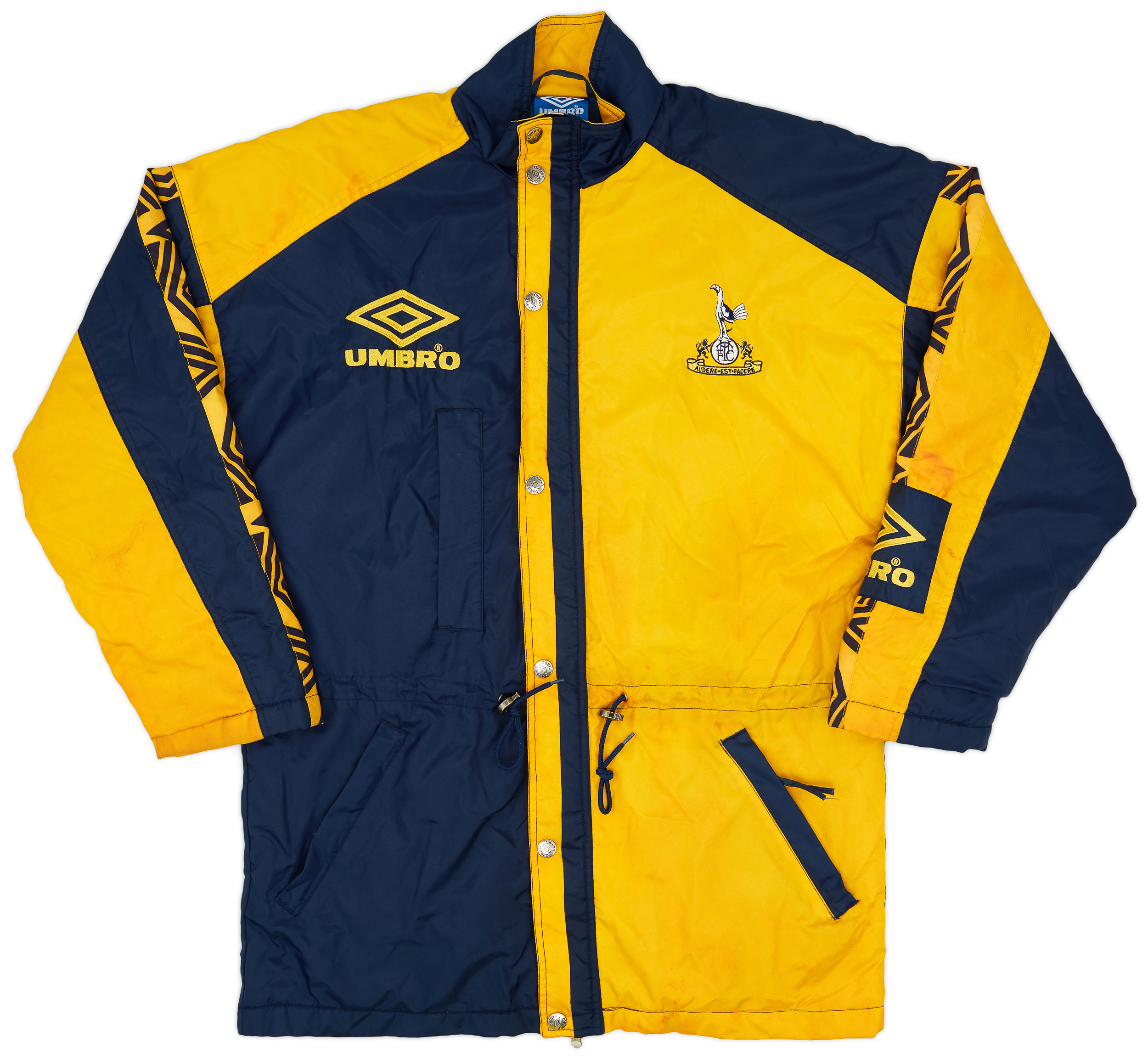 1992-93 Tottenham Umbro Padded Bench Coat - 6/10 - (S)