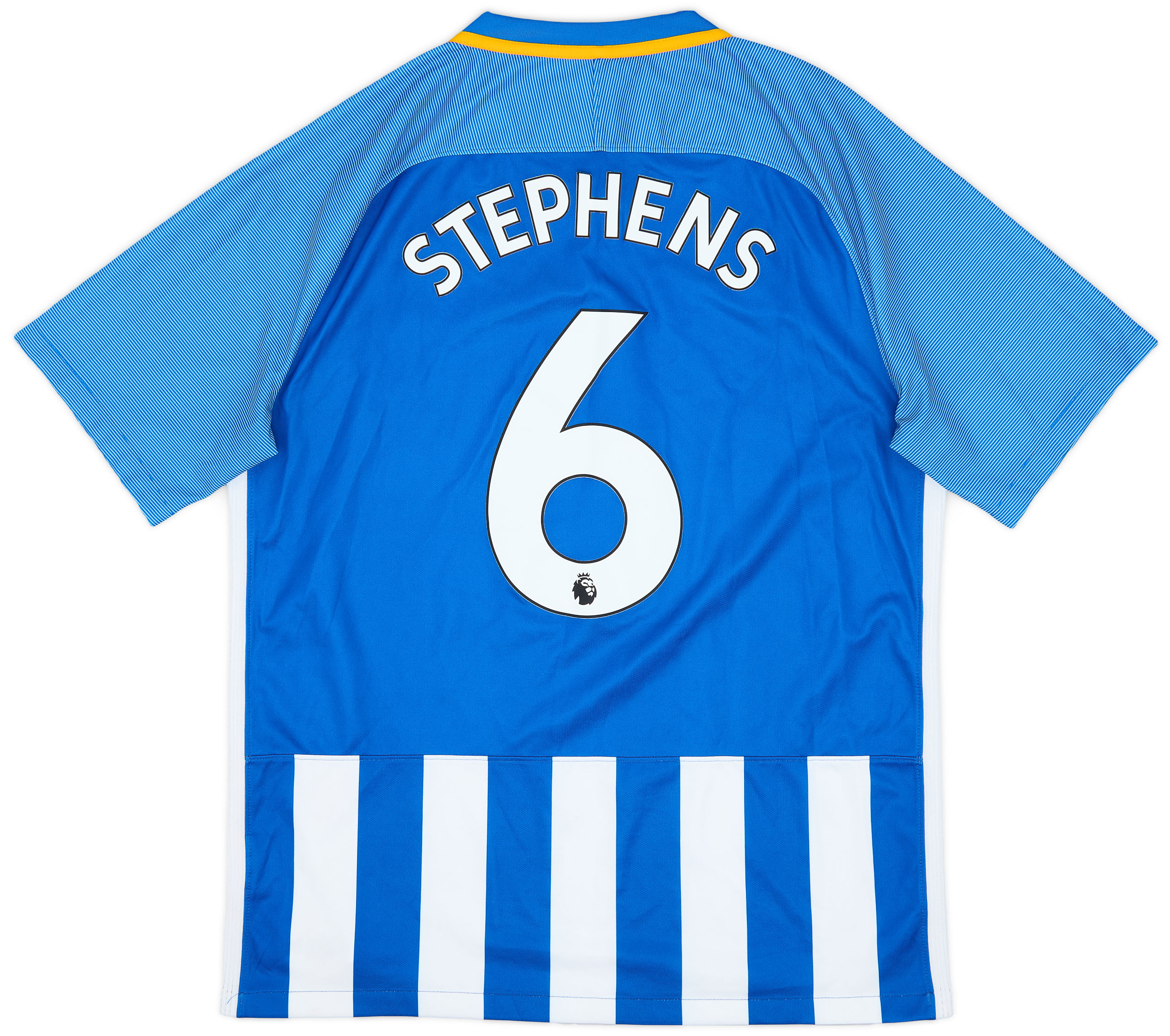 2017-18 Brighton Home Shirt Stephens #6 - 8/10 - (L)