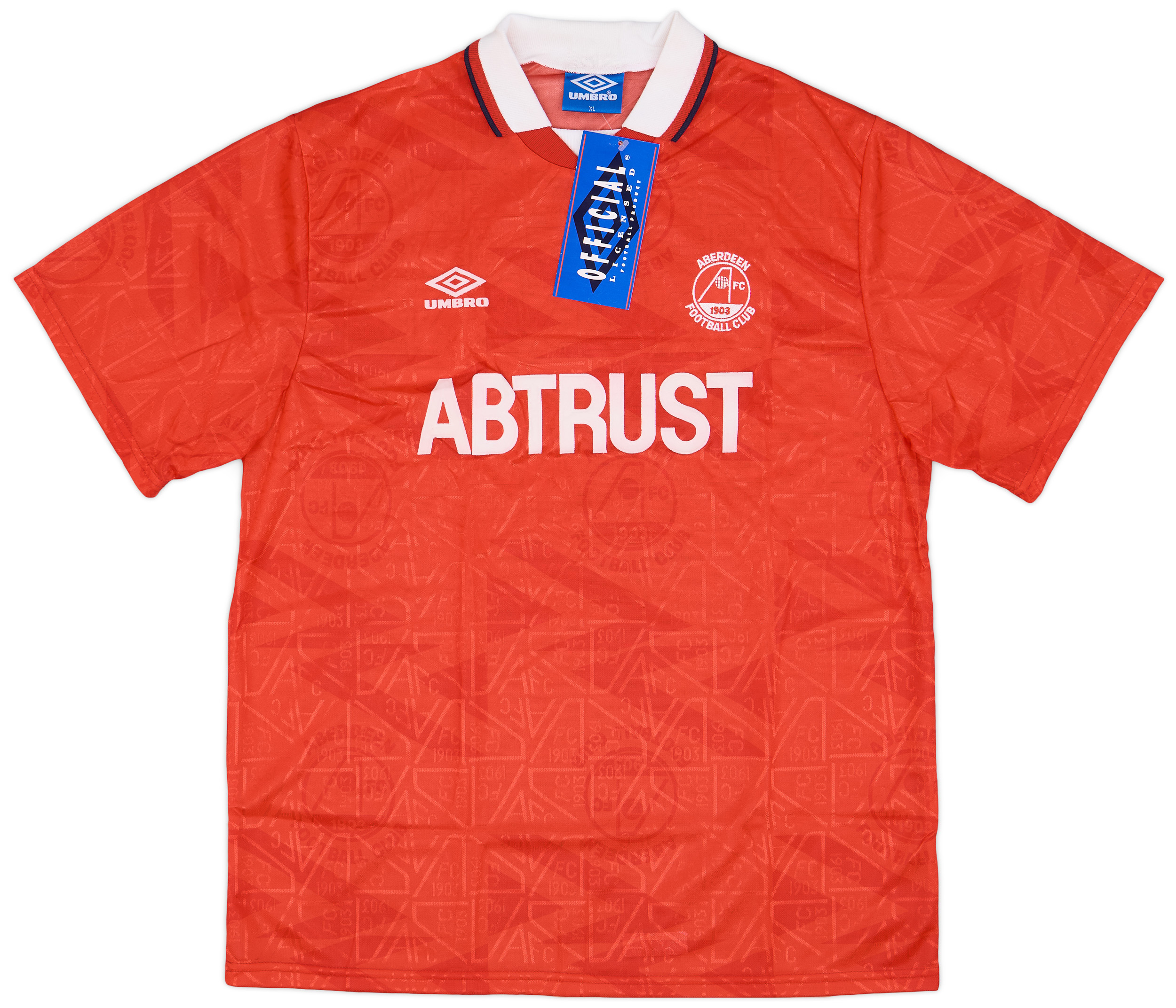 1992-93 Aberdeen Home Shirt (XL)