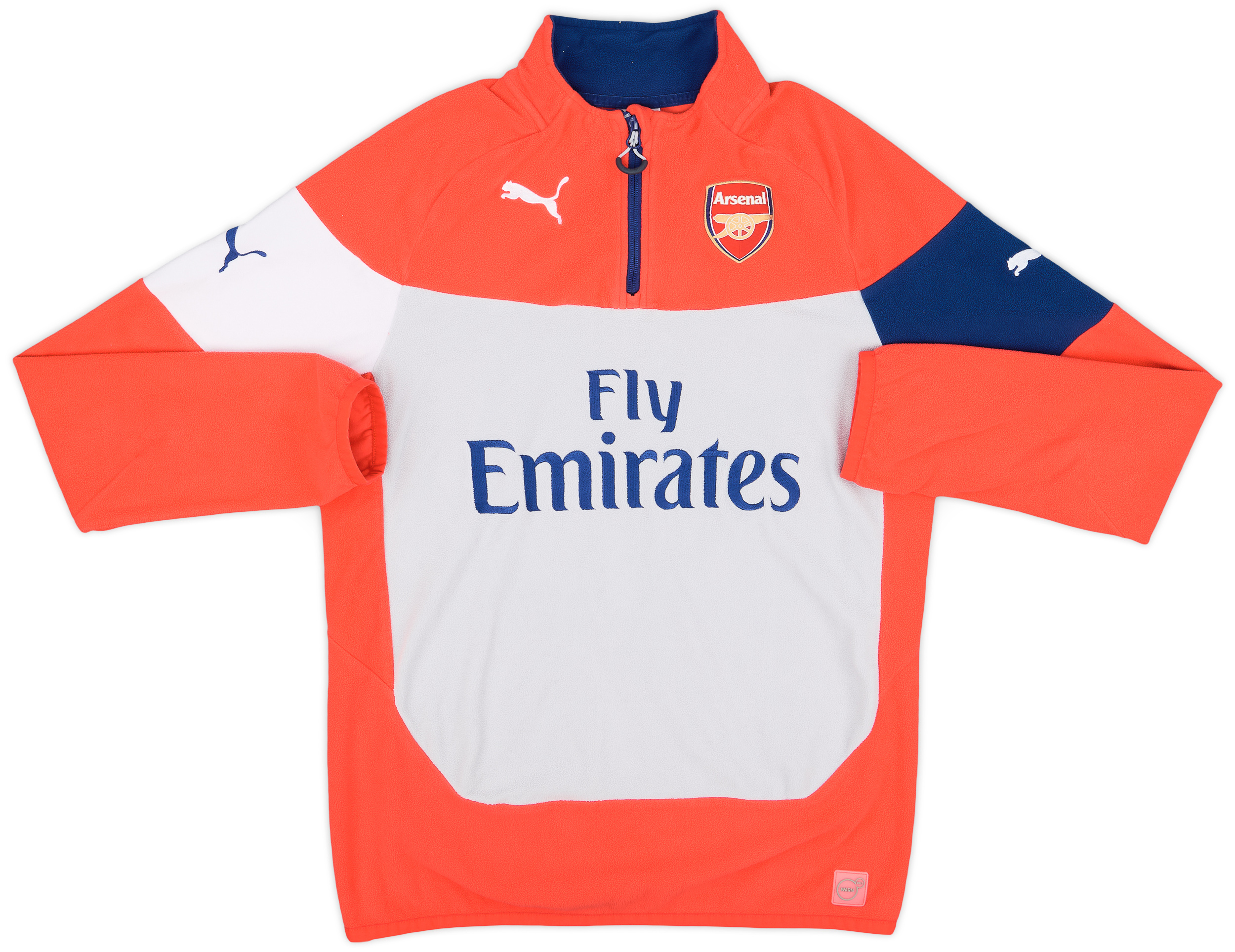 2014-15 Arsenal Puma 1/4 Zip Fleece Top - 8/10 - (M)