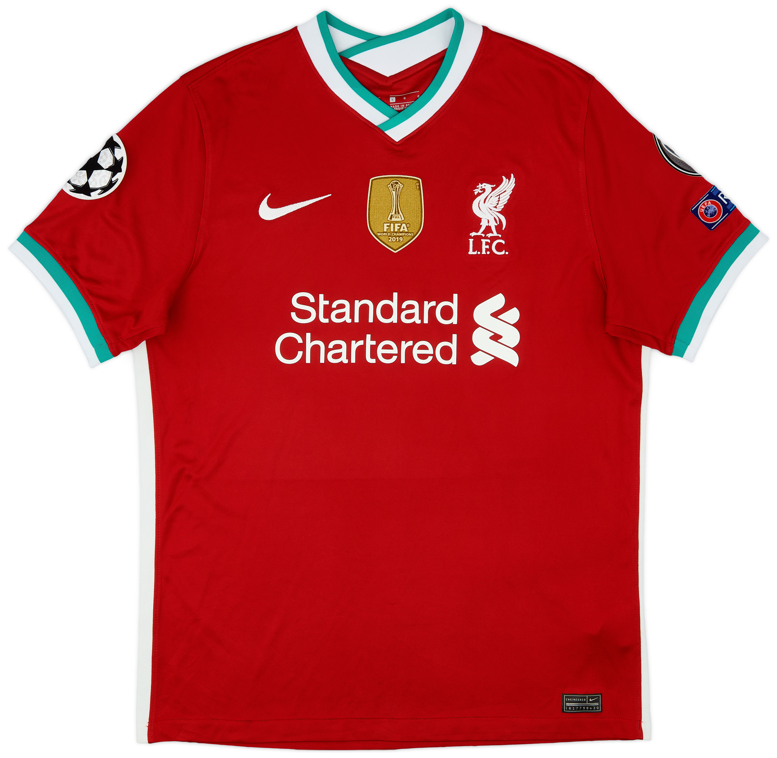 2020-21 Liverpool Home Shirt - 10/10 - (L)