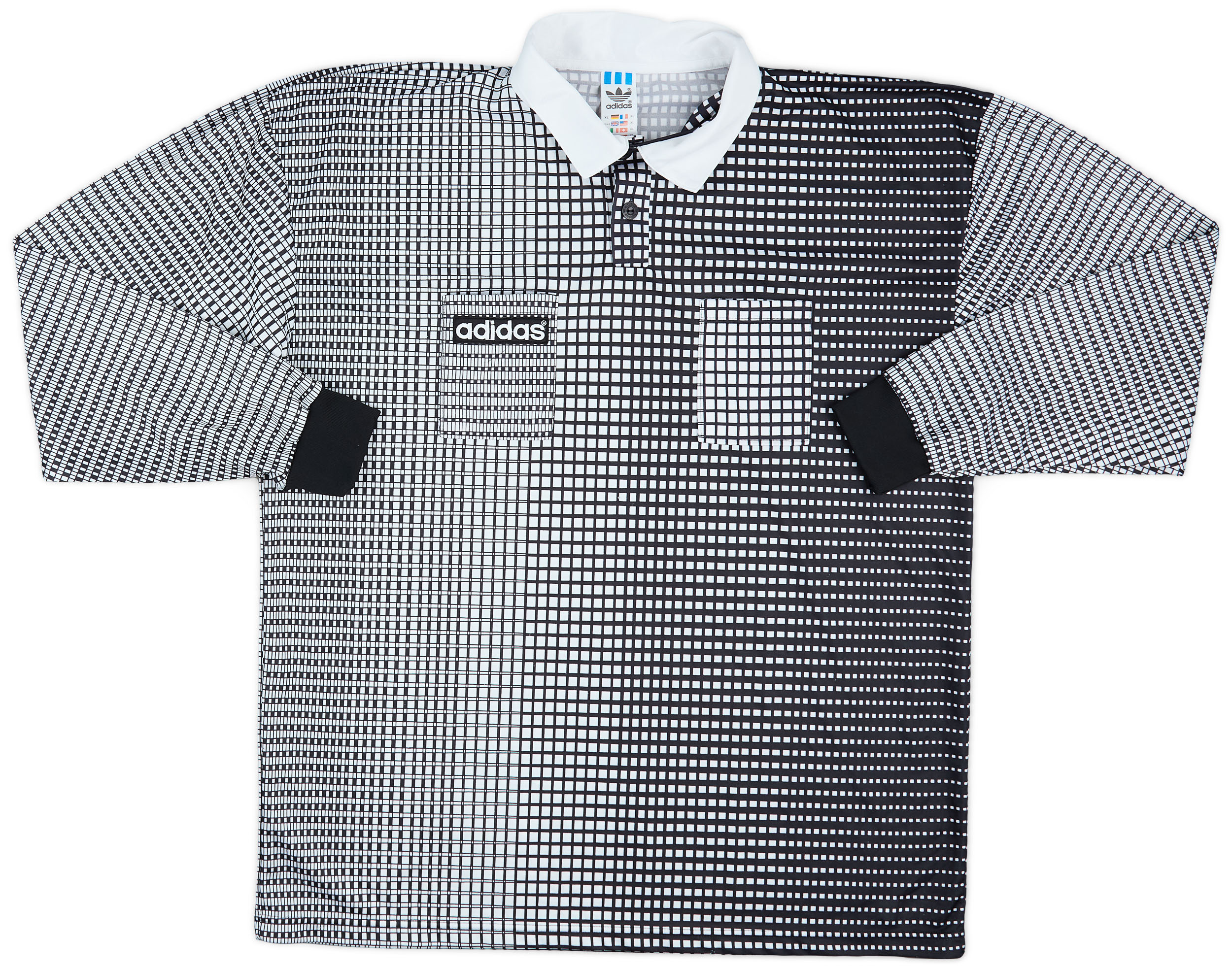 1994-96 adidas Referee Template L/S Shirt - 8/10 - (XL)