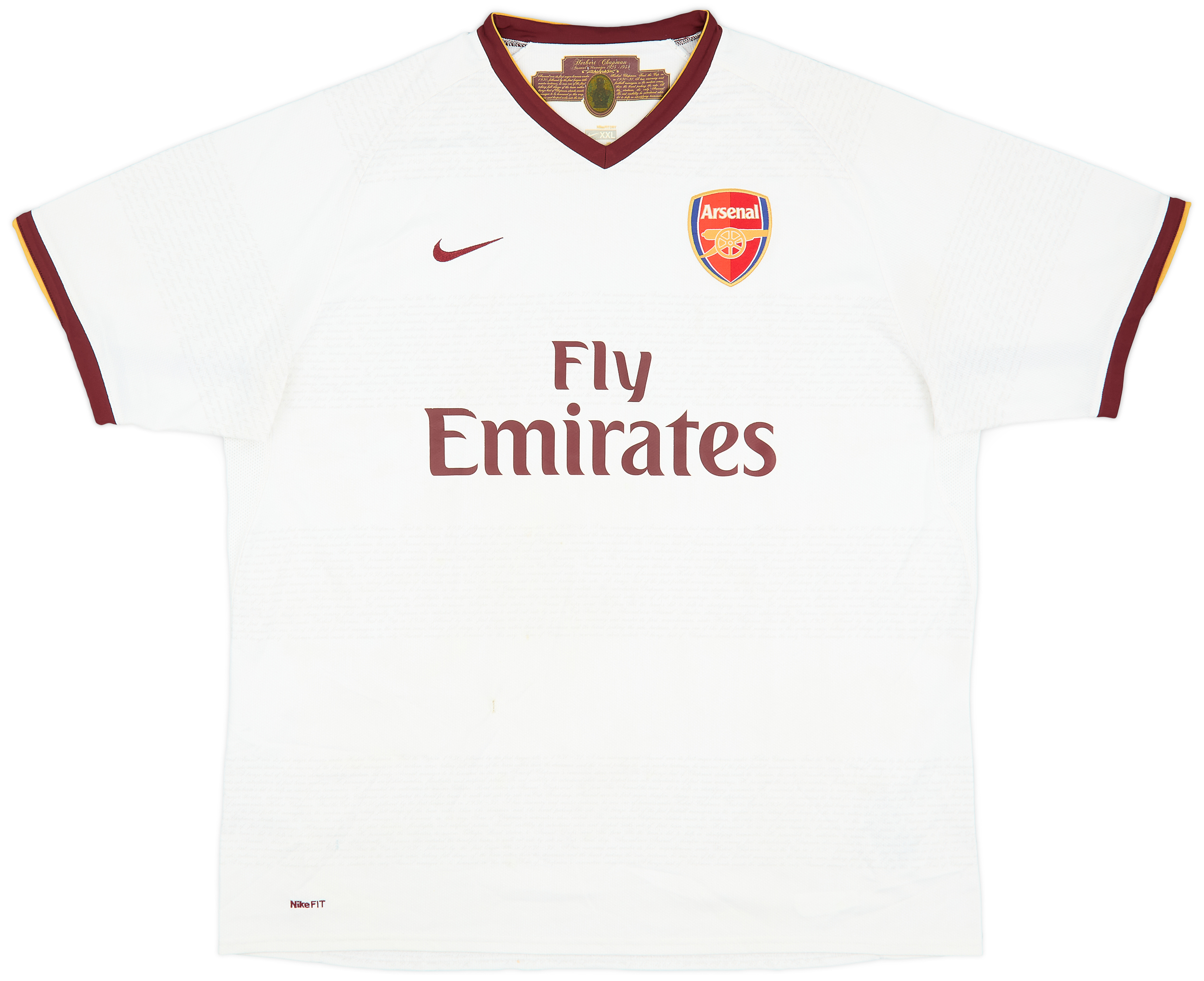 2007-08 Arsenal Away Shirt - 3/10 - (XXL)