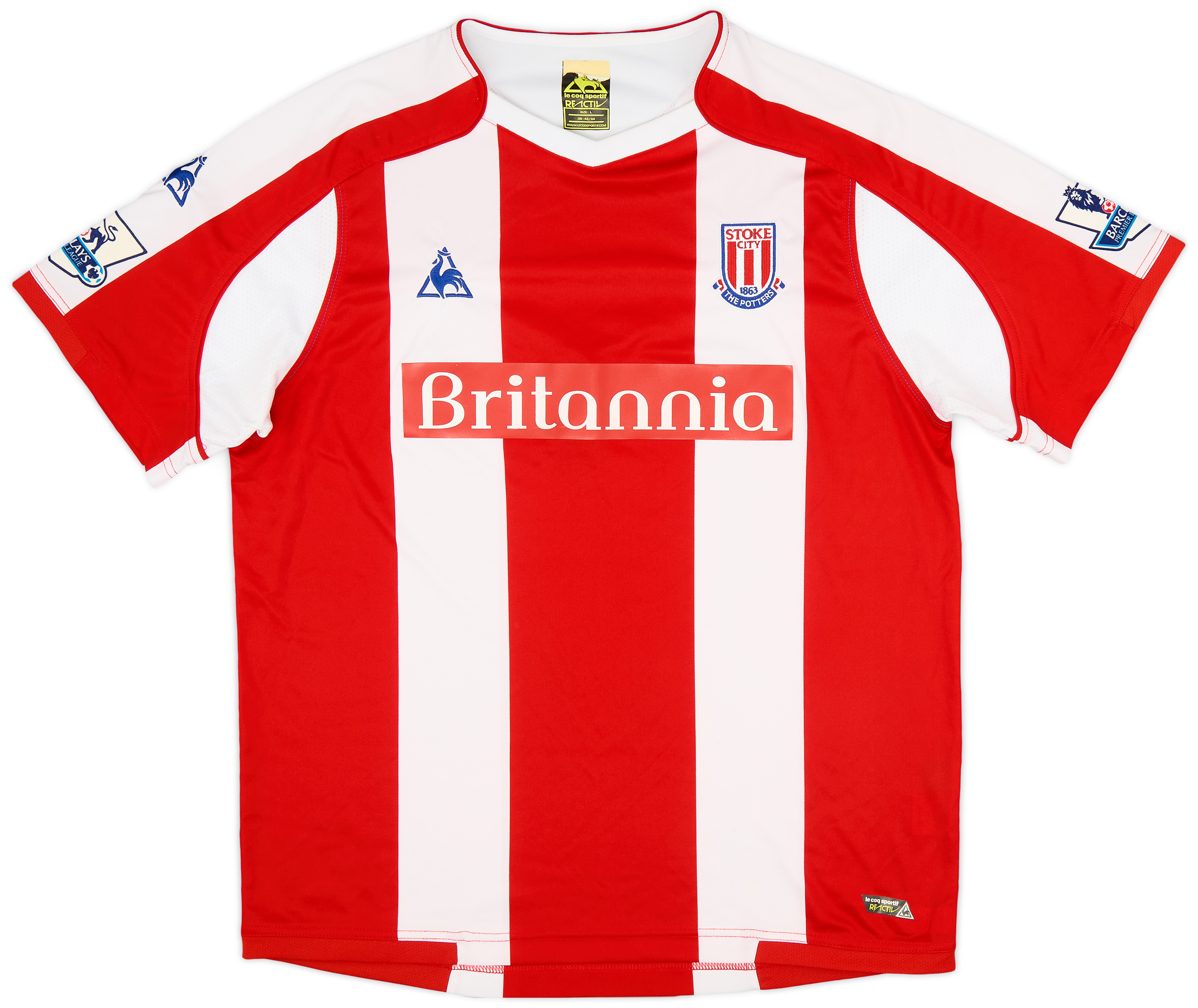 2008-09 Stoke City Home Shirt - 8/10 - (L)