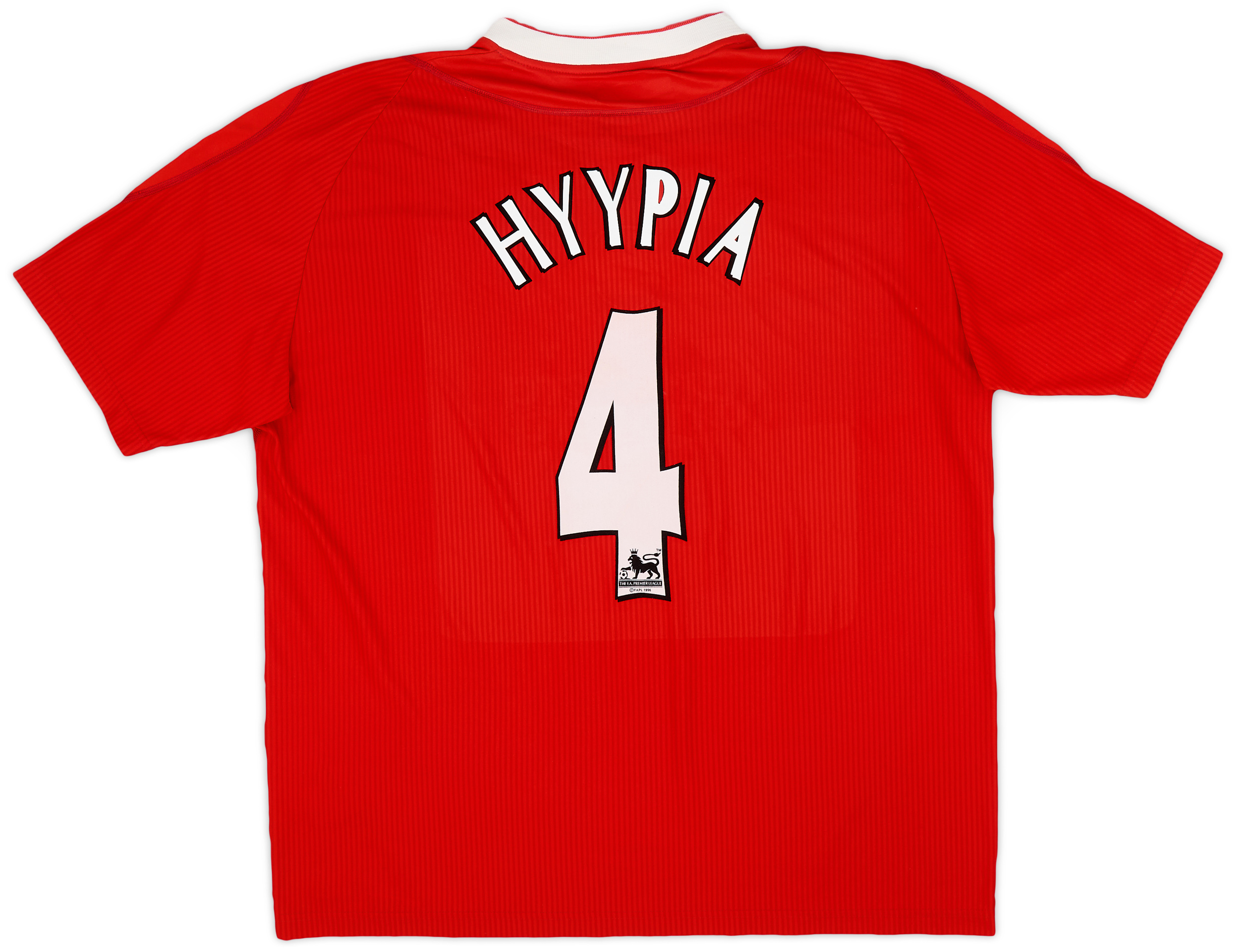 2002-04 Liverpool Home Shirt Hyypia #4 - 9/10 - (XL)