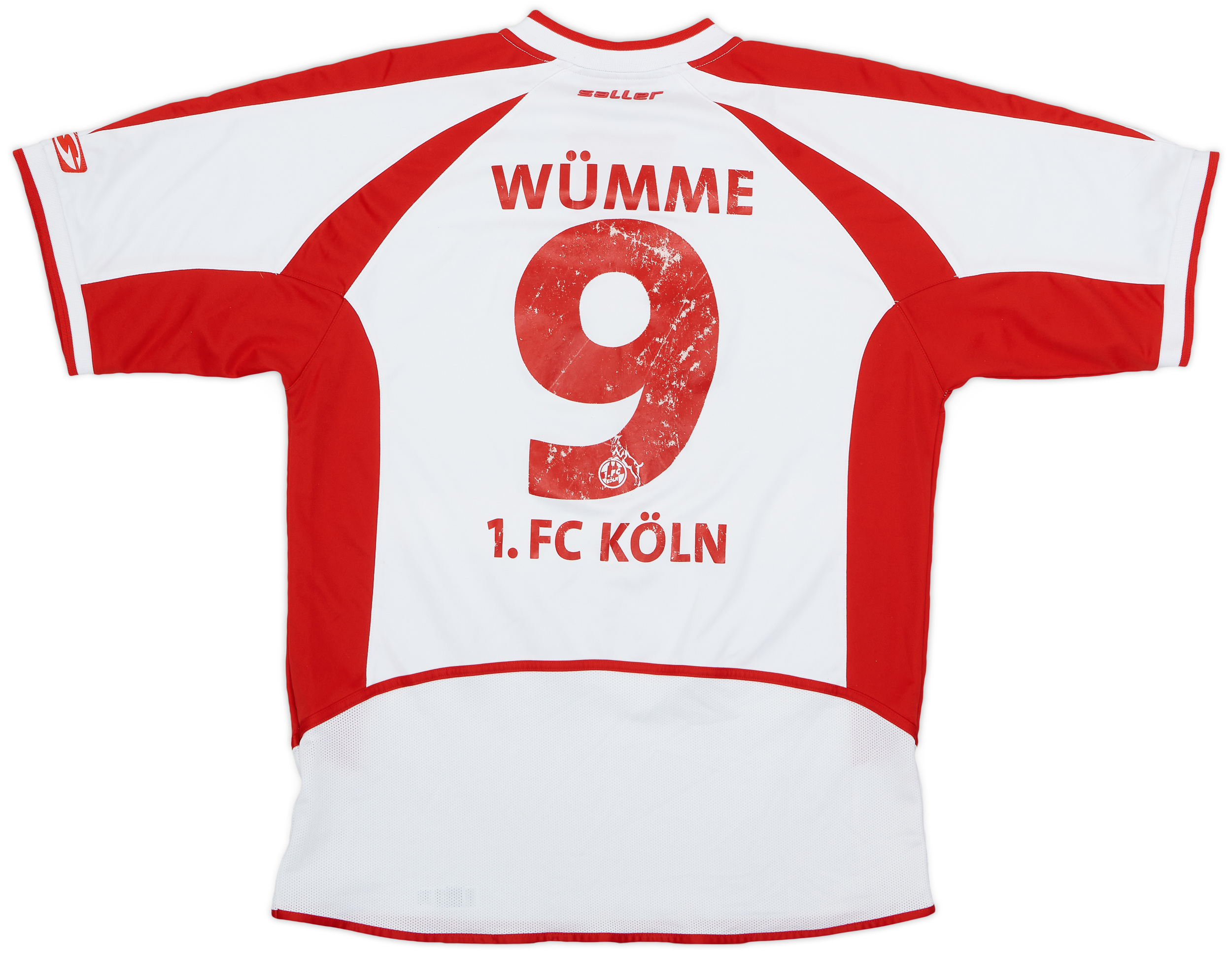 2003-04 FC Koln Home Shirt Wumme #9 - 5/10 - (L/XL)