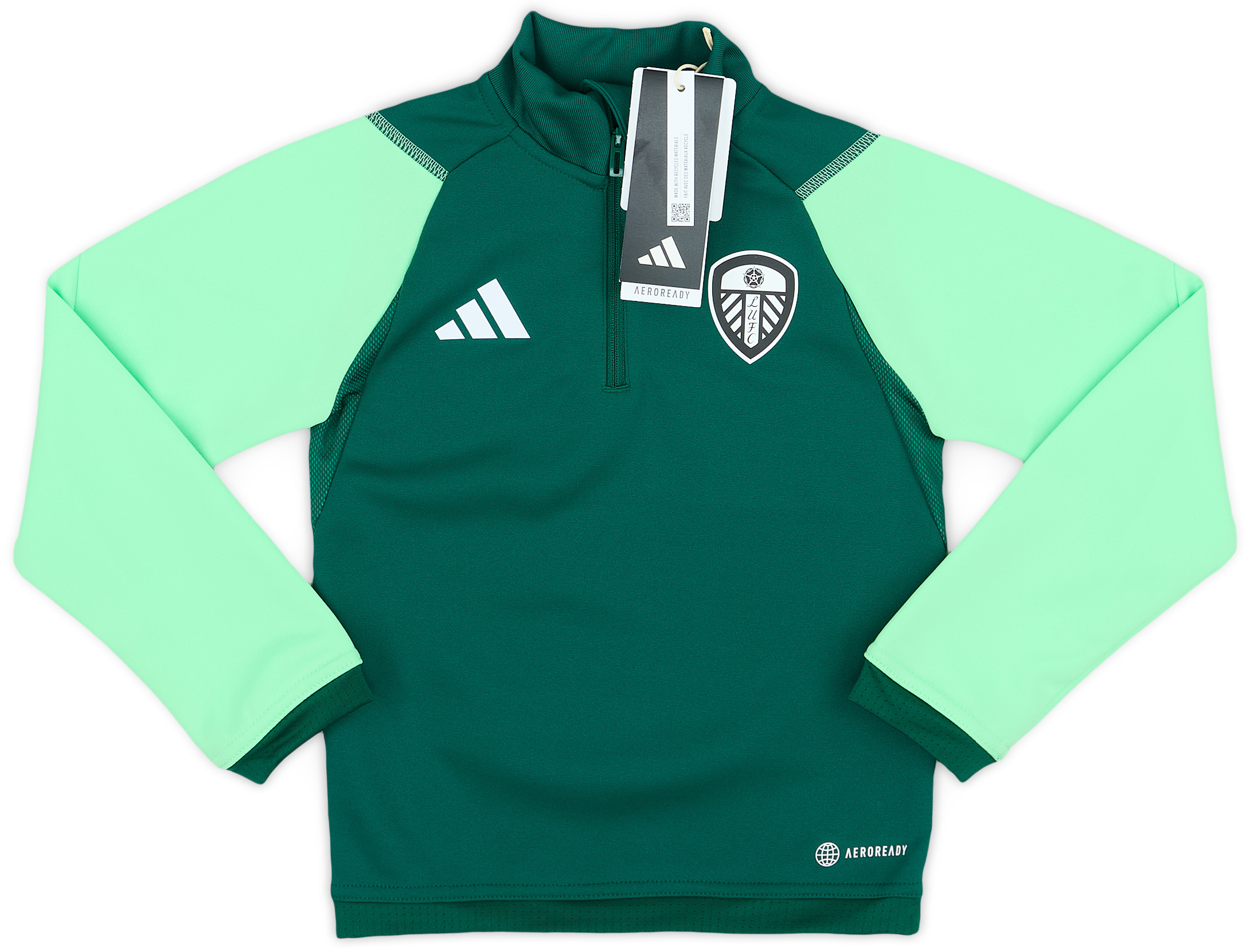 2023-24 Leeds United adidas 1/4 Zip Training Top (XS.Kids)