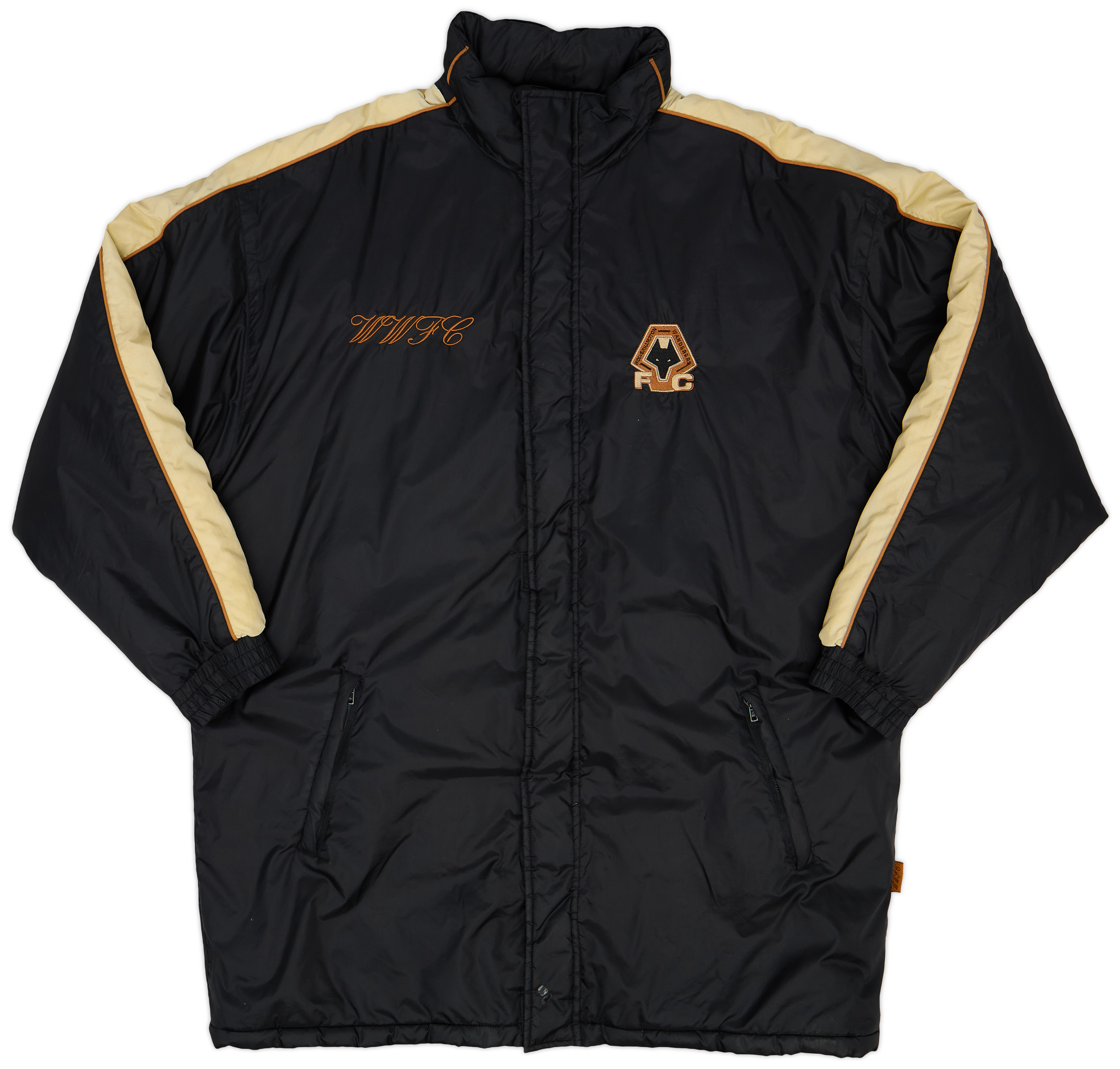 2000-02 Wolves Padded Bench Coat - 7/10 - (XXL)