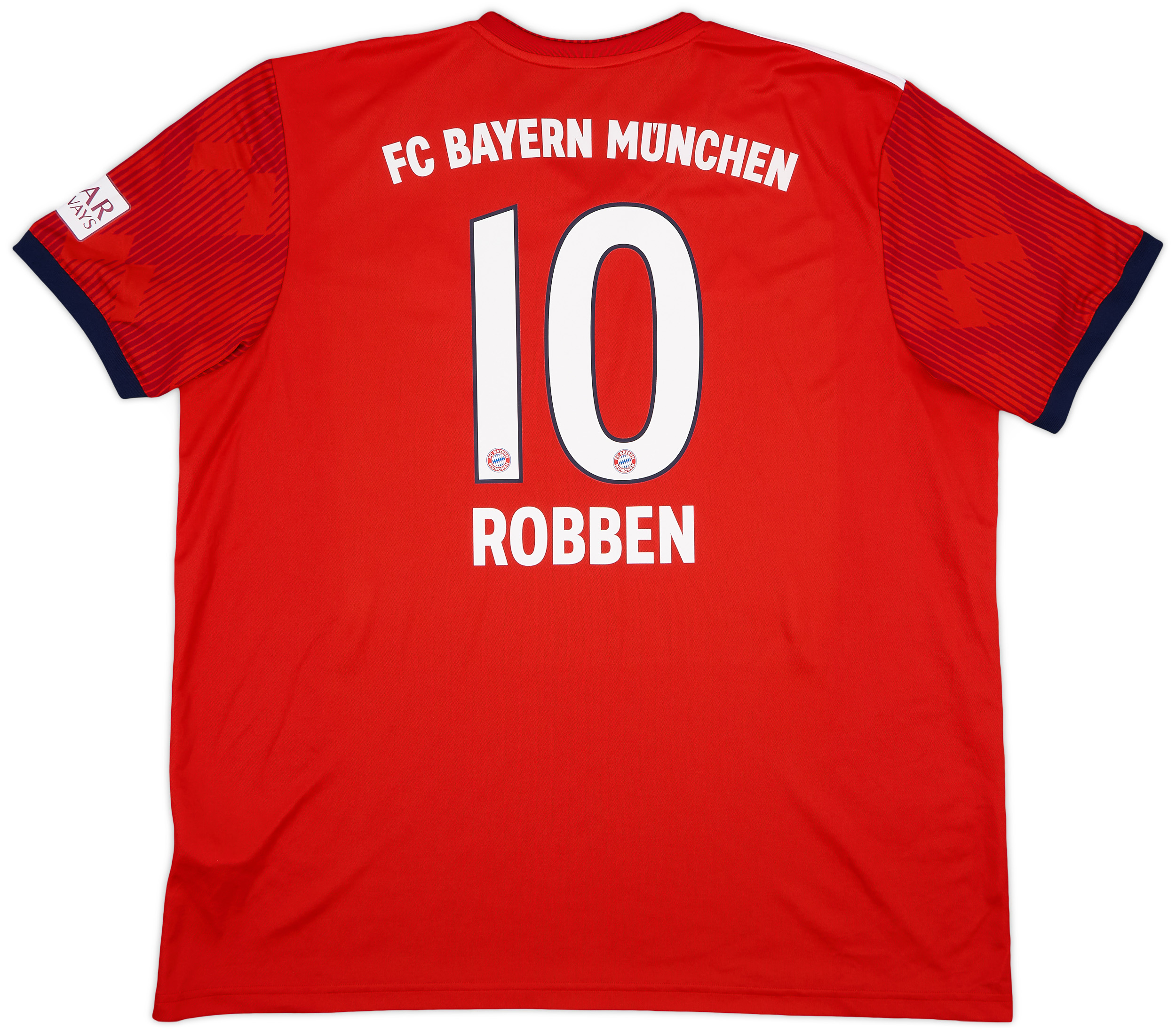 2018-19 Bayern Munich Home Shirt Robben #10 - 9/10 - (XXL)