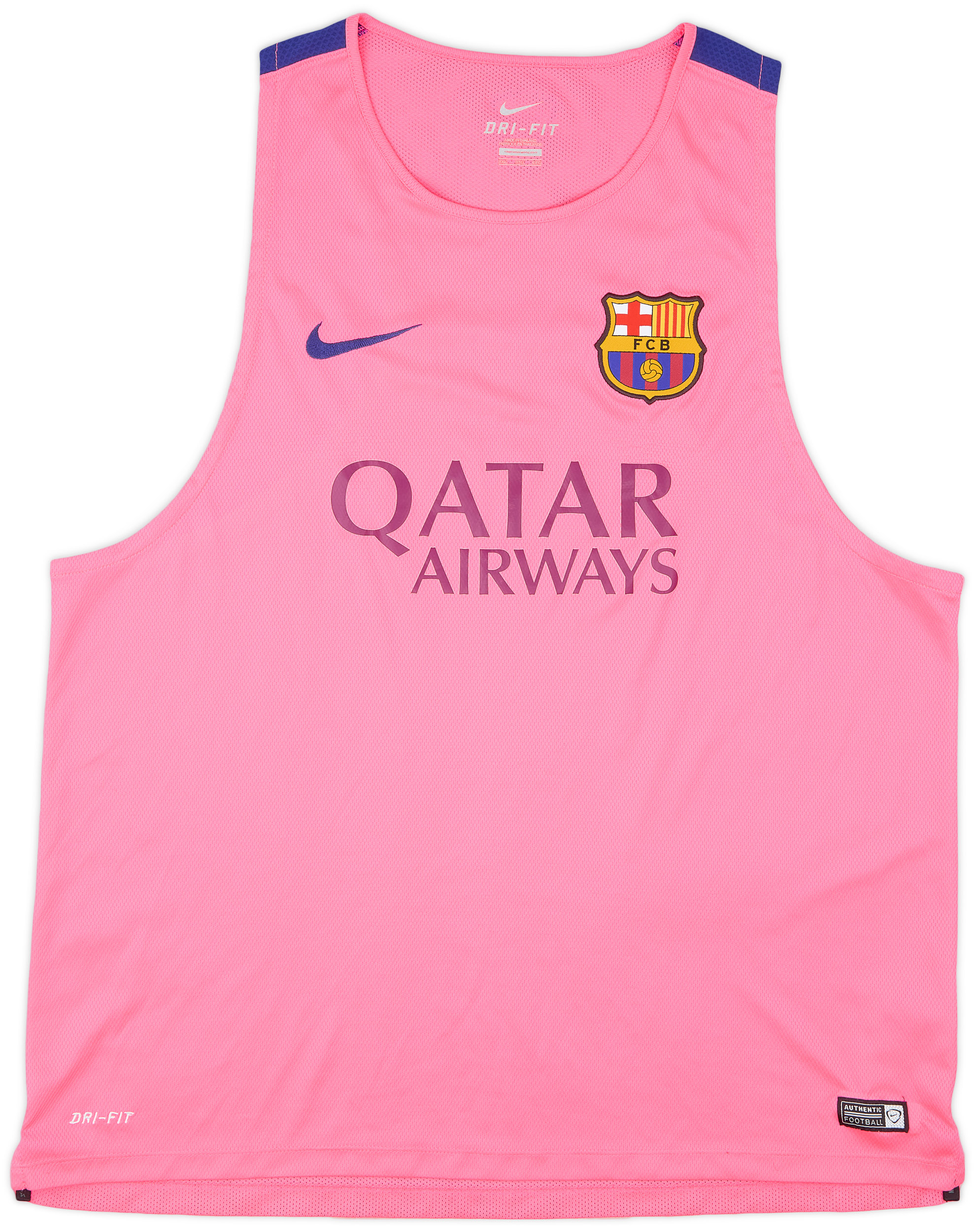 2014-15 Barcelona Nike Training Vest - 8/10 - (XXL)