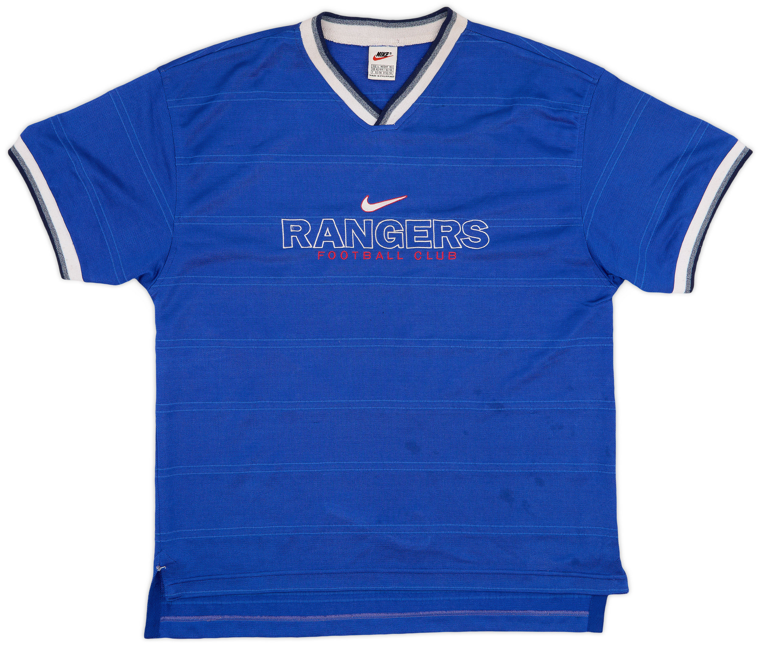 1997-98 Rangers Nike Training Shirt - 9/10 - (L)