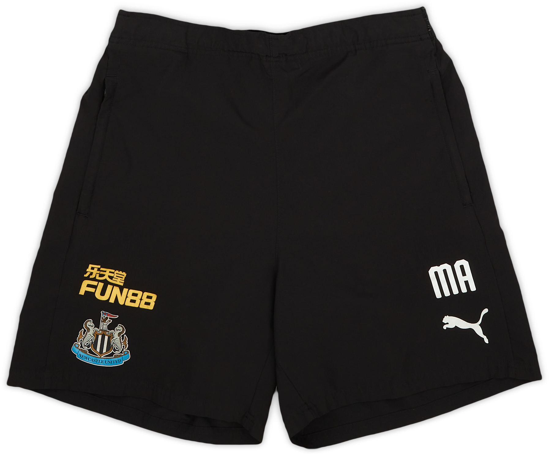 2018-19 Newcastle Puma Staff Issue Training Shorts MA - 8/10 - (L)