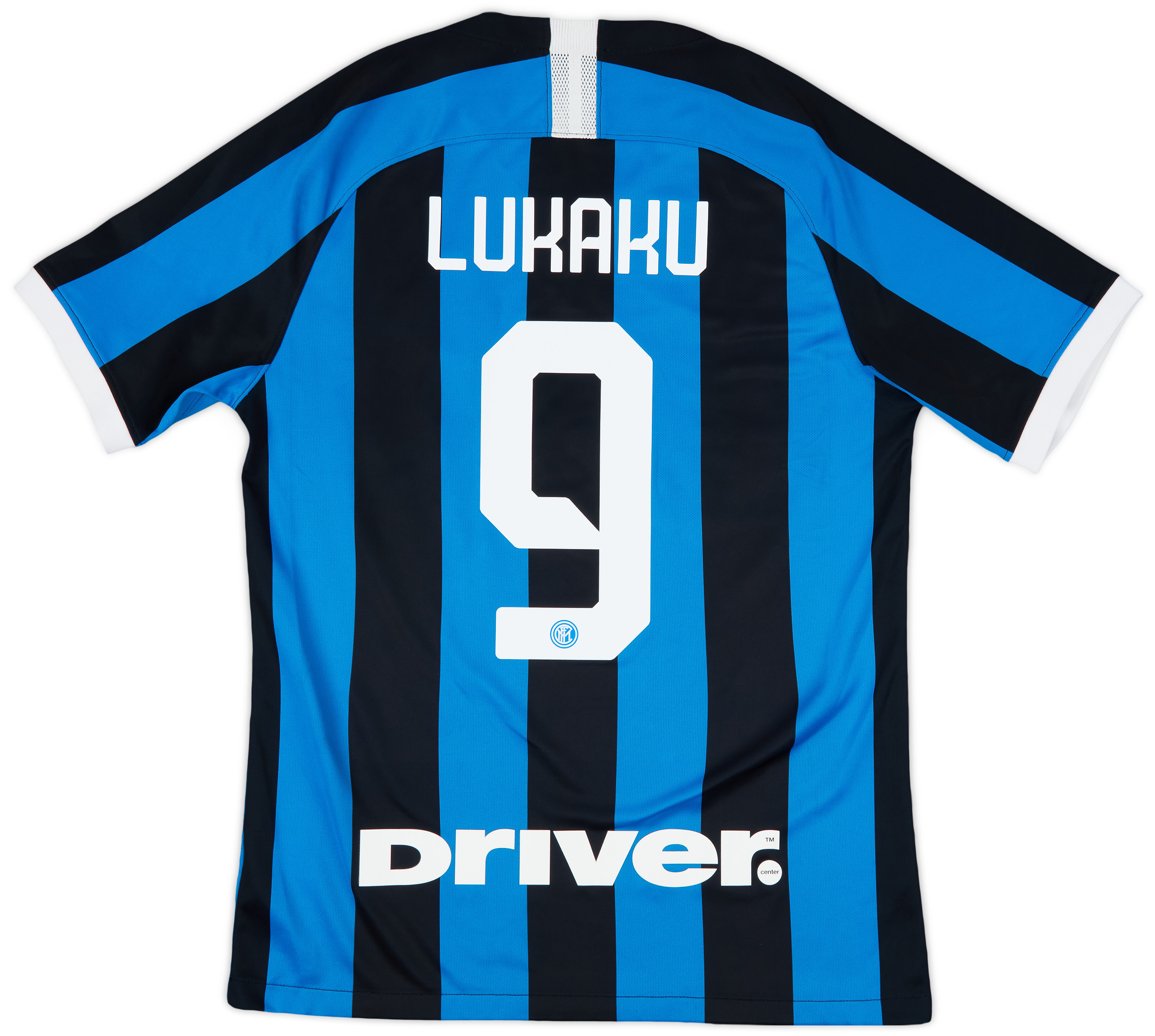 2019-20 Inter Milan Home Shirt Lukaku #9 - 10/10 - (M)