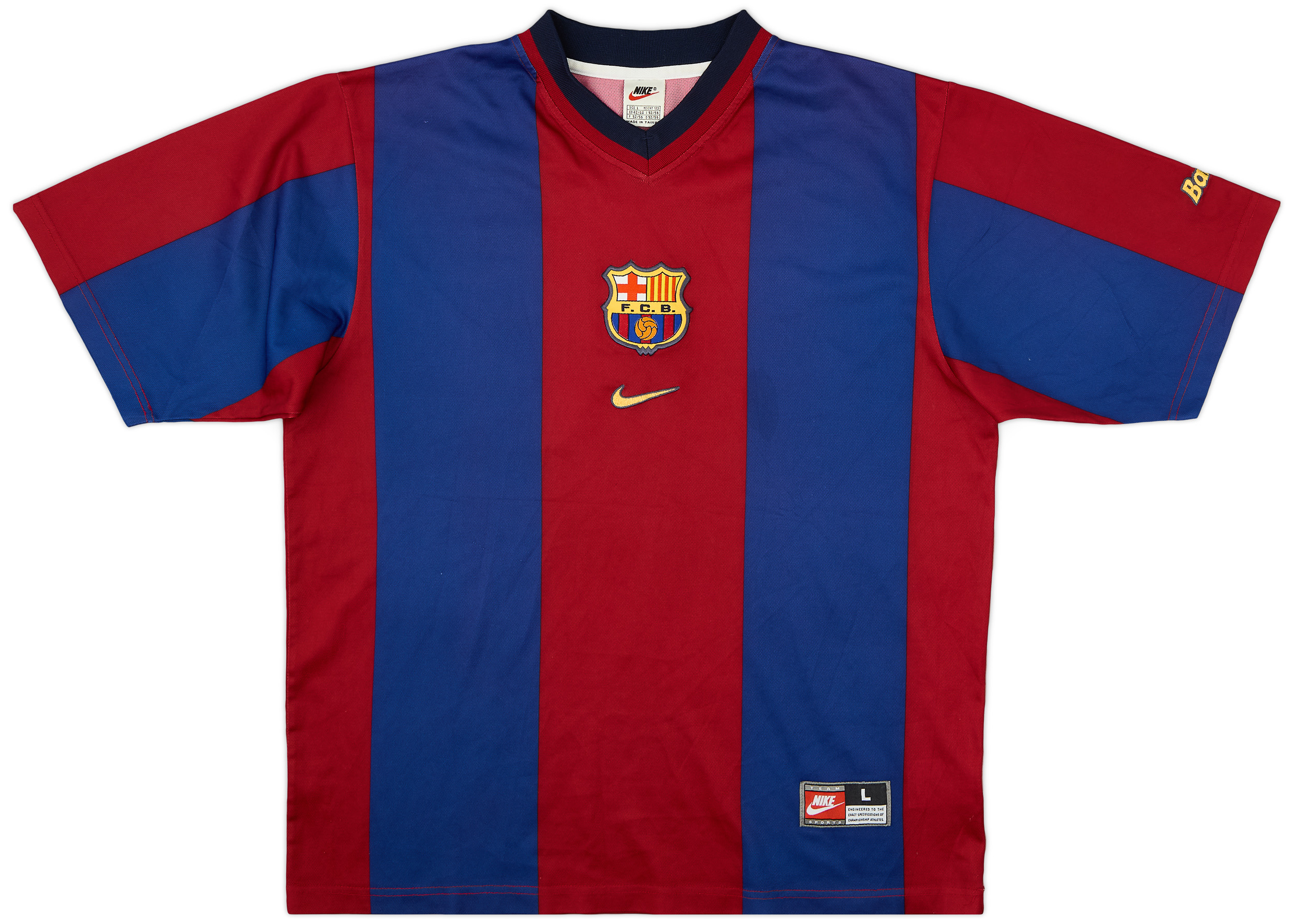 1998-00 Barcelona Basic Home Shirt - 9/10 - (L)