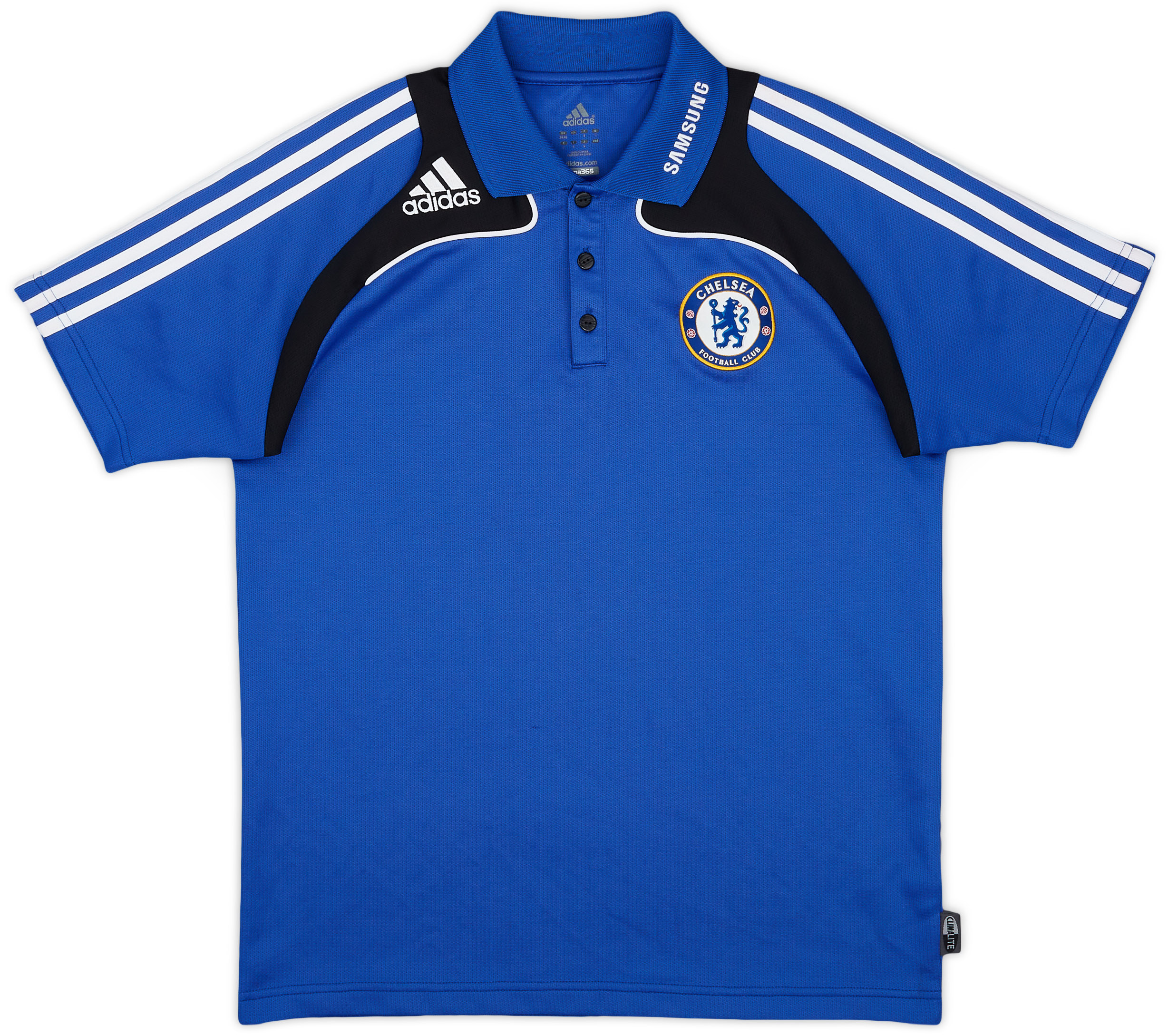 2008-09 Chelsea adidas Polo Shirt - 9/10 - (M)