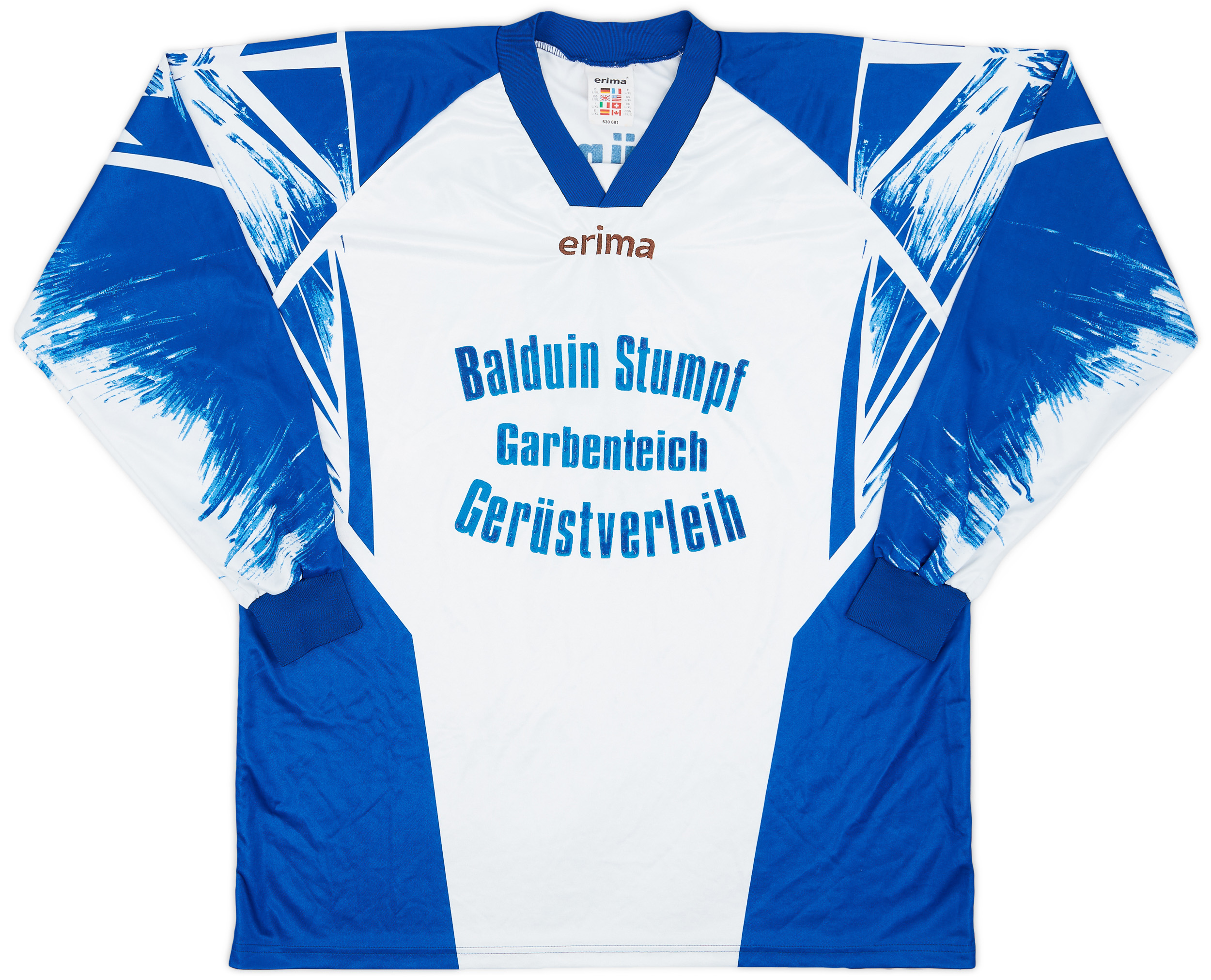 1990s Erima Template L/S Shirt - 6/10 - (L/XL)
