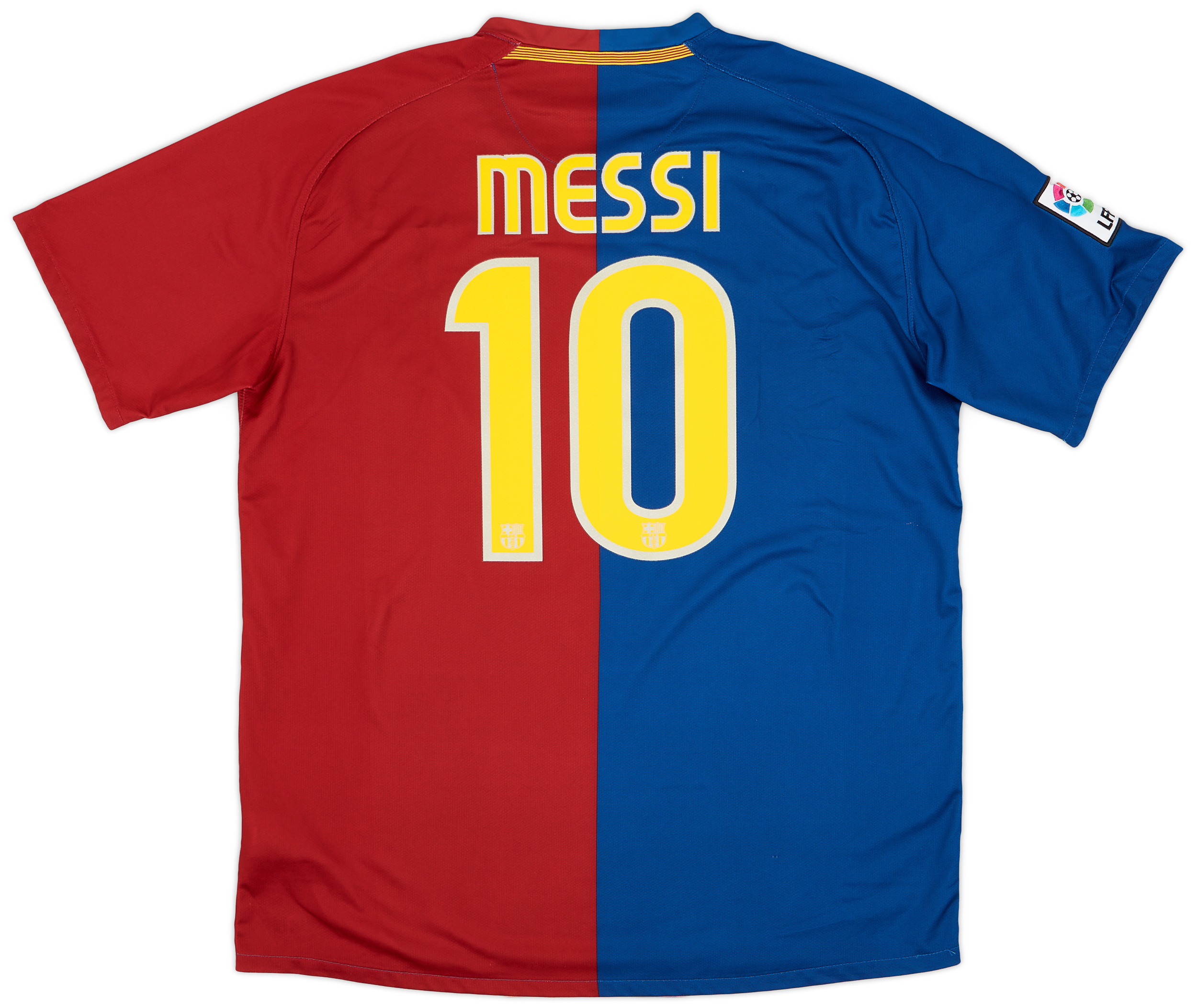 2008-09 Barcelona Home Shirt Messi #10 - 9/10 - (XL)