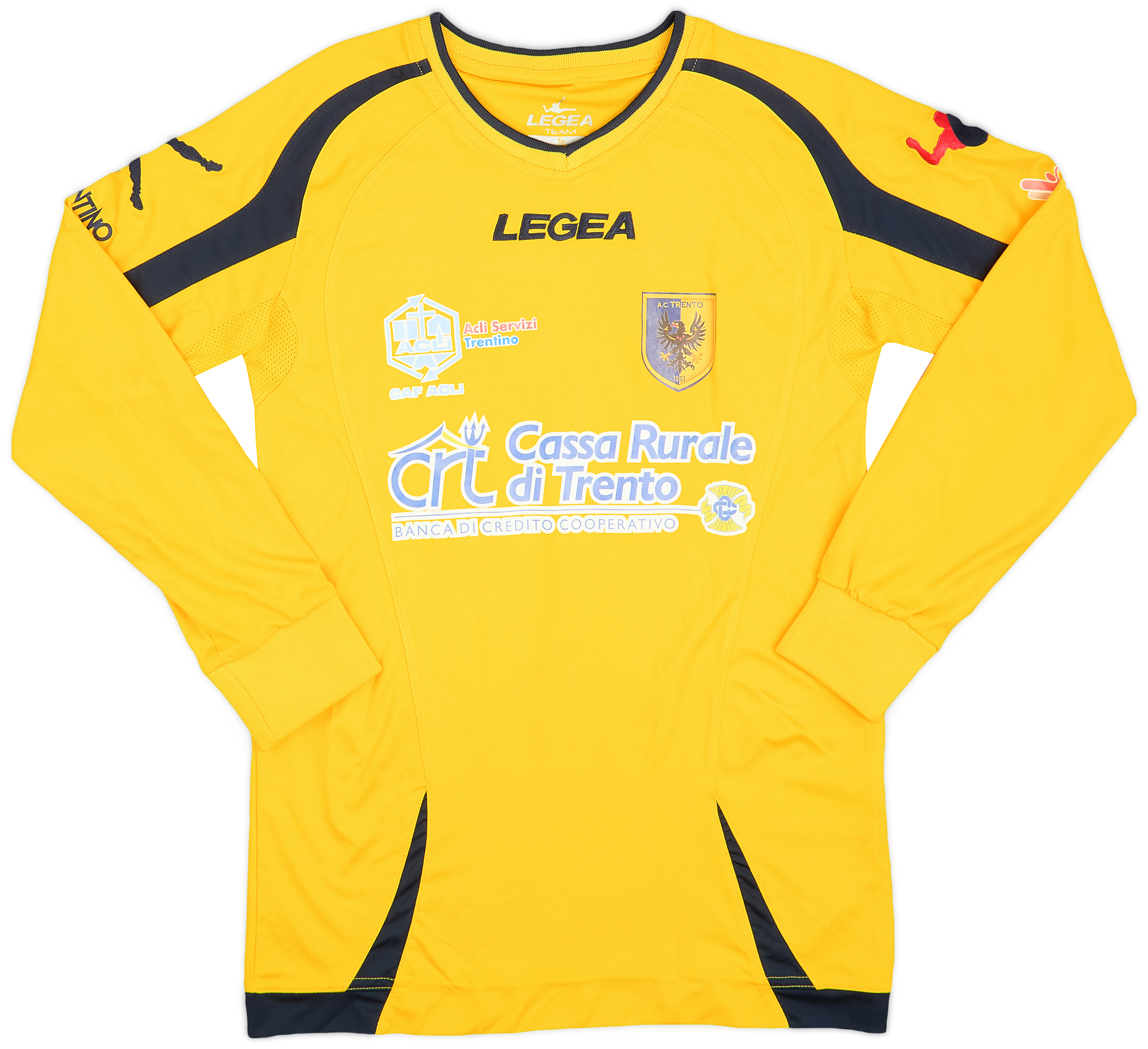 2015-16 AC Trento Youth Home L/S Shirt #18 - 9/10 - (S)