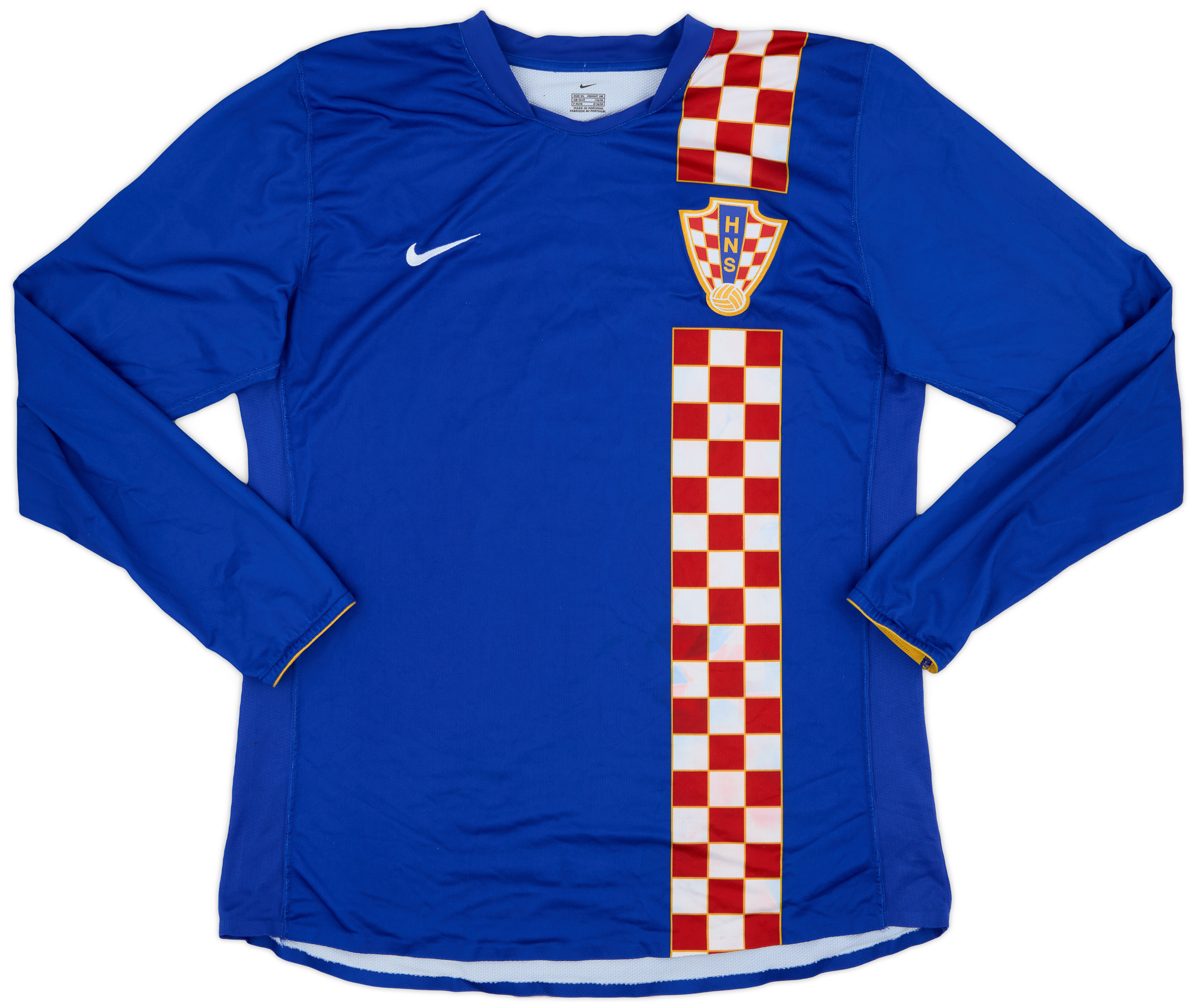 2006-08 Croatia Player Issue Away L/S Shirt - 5/10 - (XL)