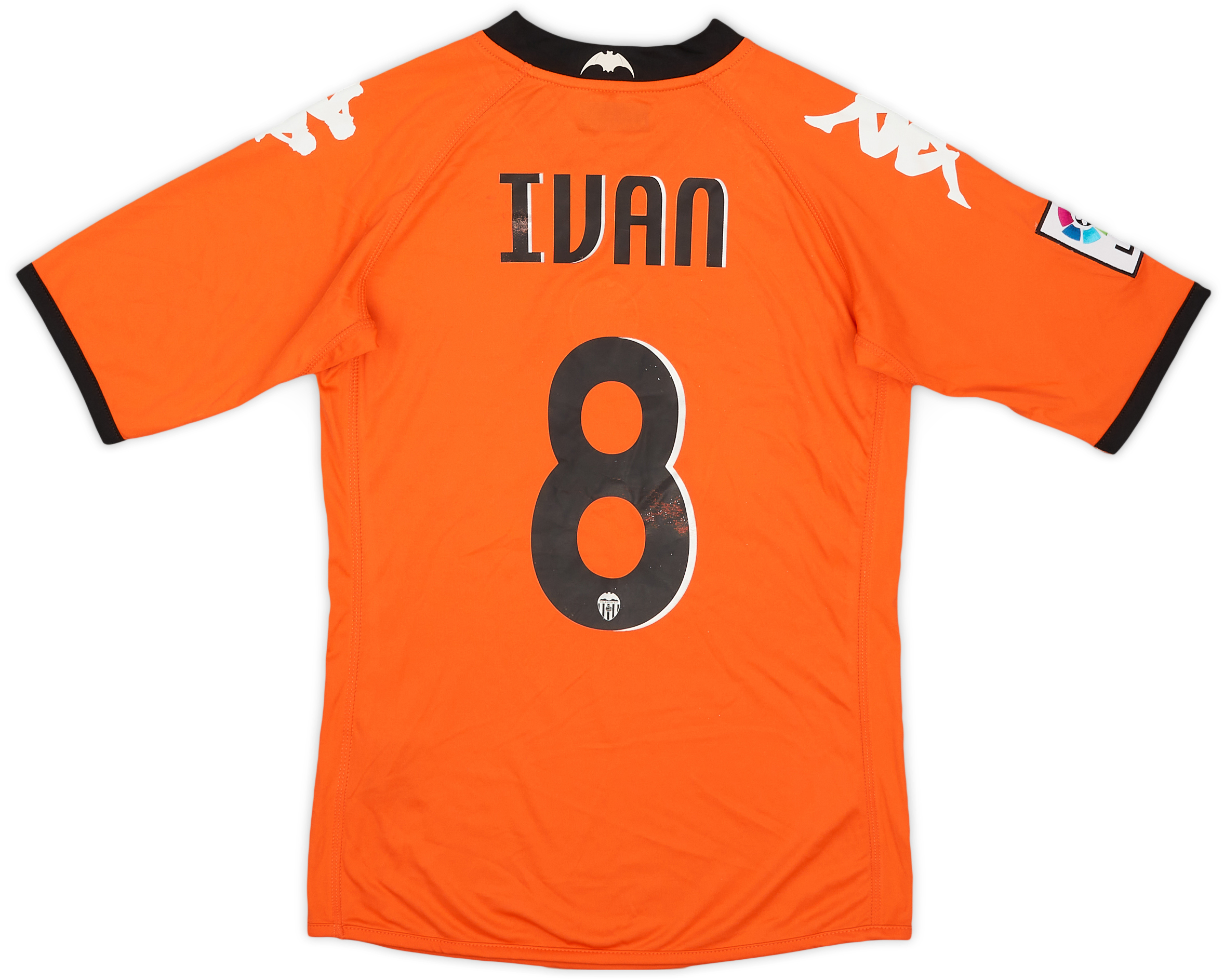 2010-11 Valencia Away Shirt Ivan #8 - 6/10 - (XL.Boys)
