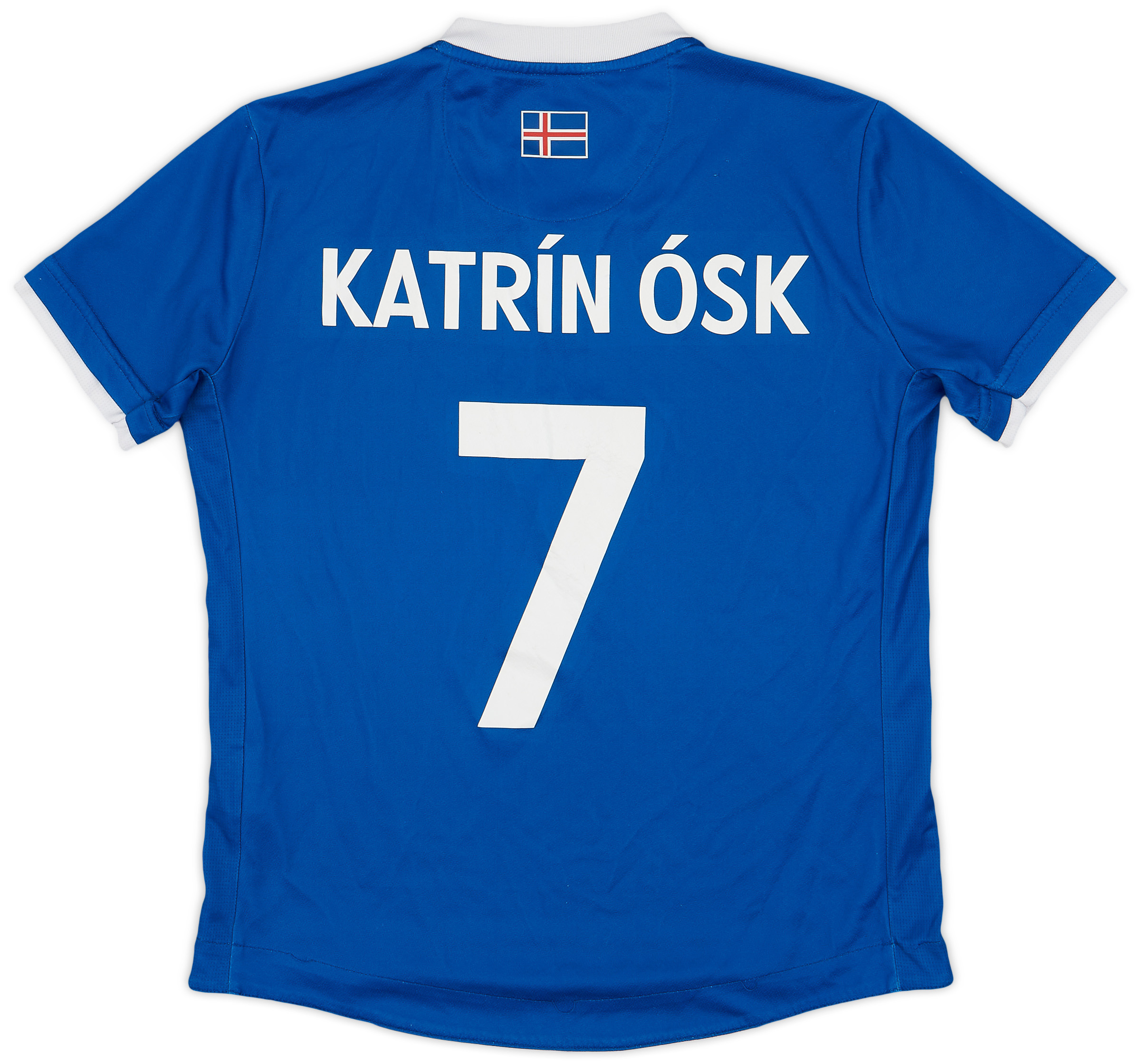 2016-18 Iceland Home Shirt Katrin Osk #7 - 8/10 - (XS)