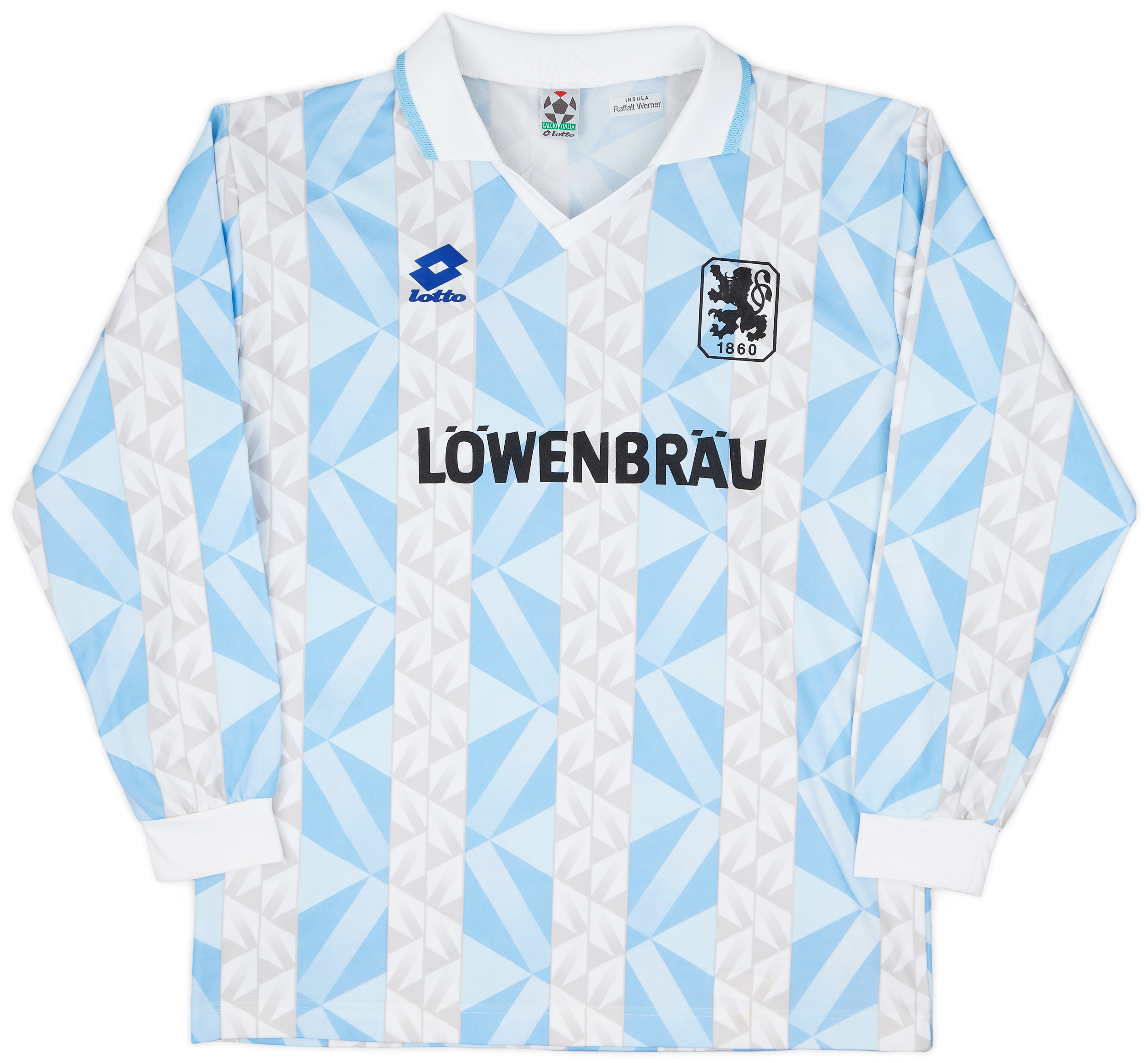 1994-95 1860 Munich Home L/S Shirt Werner - 10/10 - (XL)