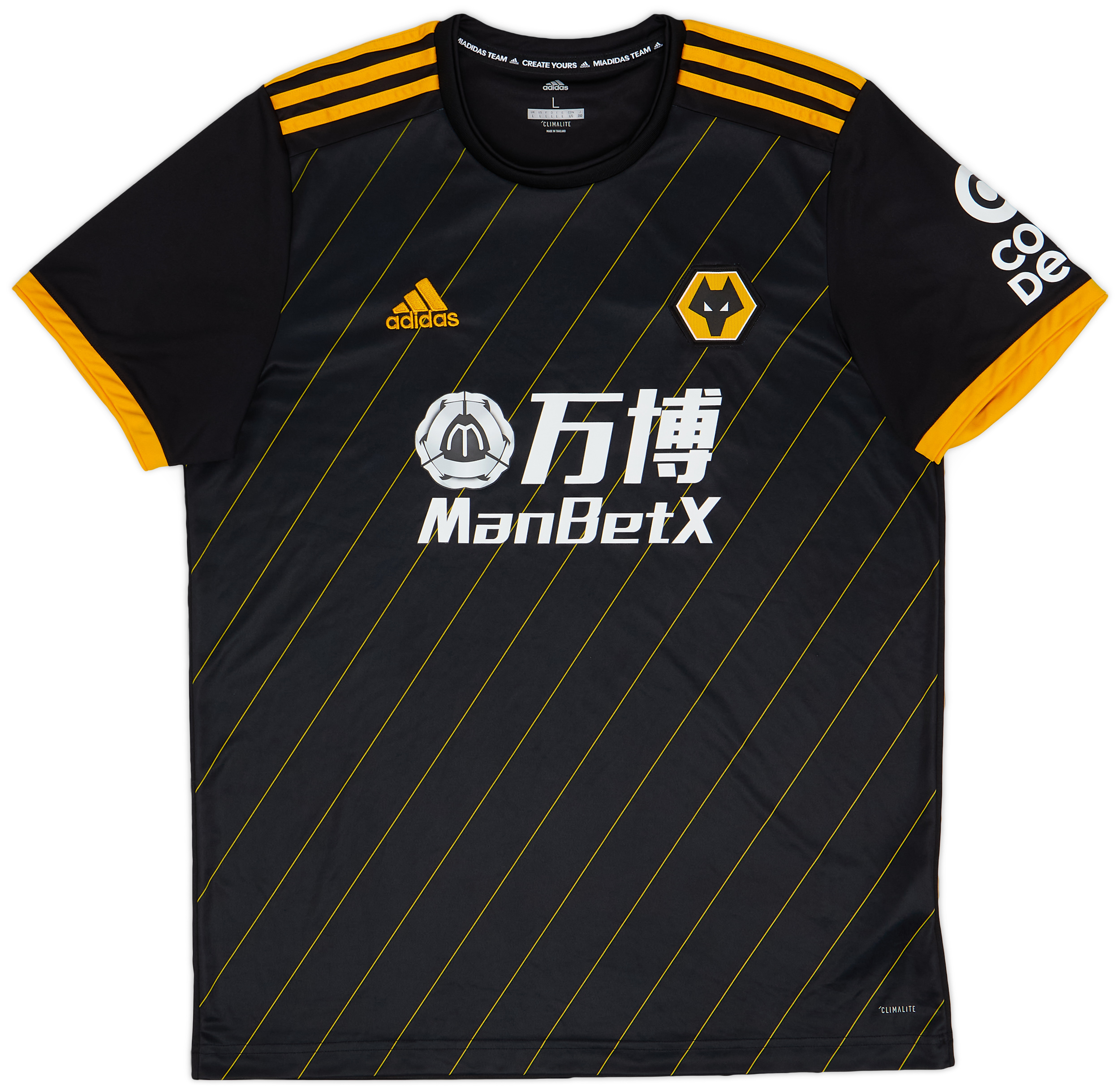 2019-20 Wolves Away Shirt - 8/10 - (L)