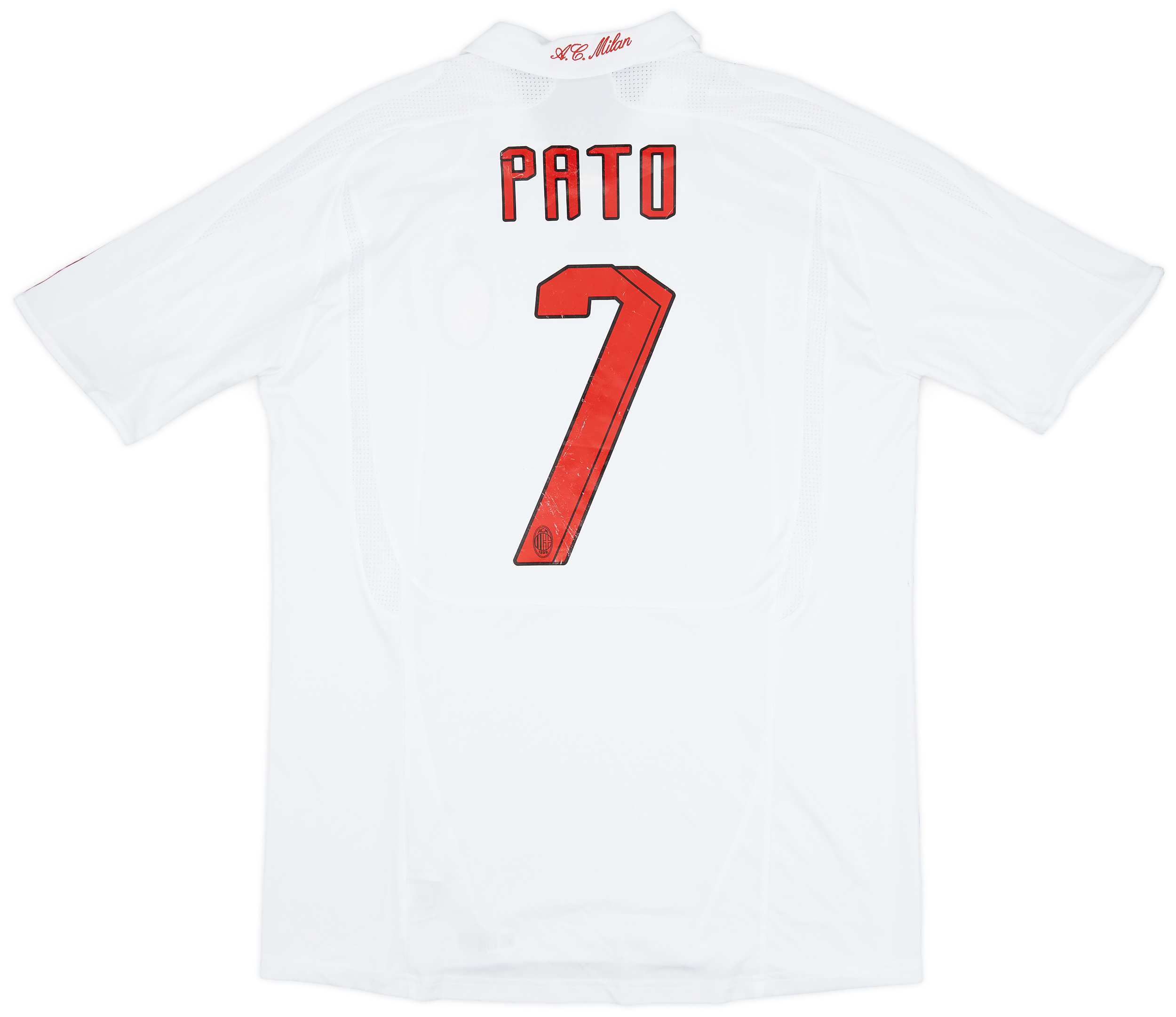 2007-08 AC Milan Player Issue Away Shirt Pato #7 - 5/10 - (XL)