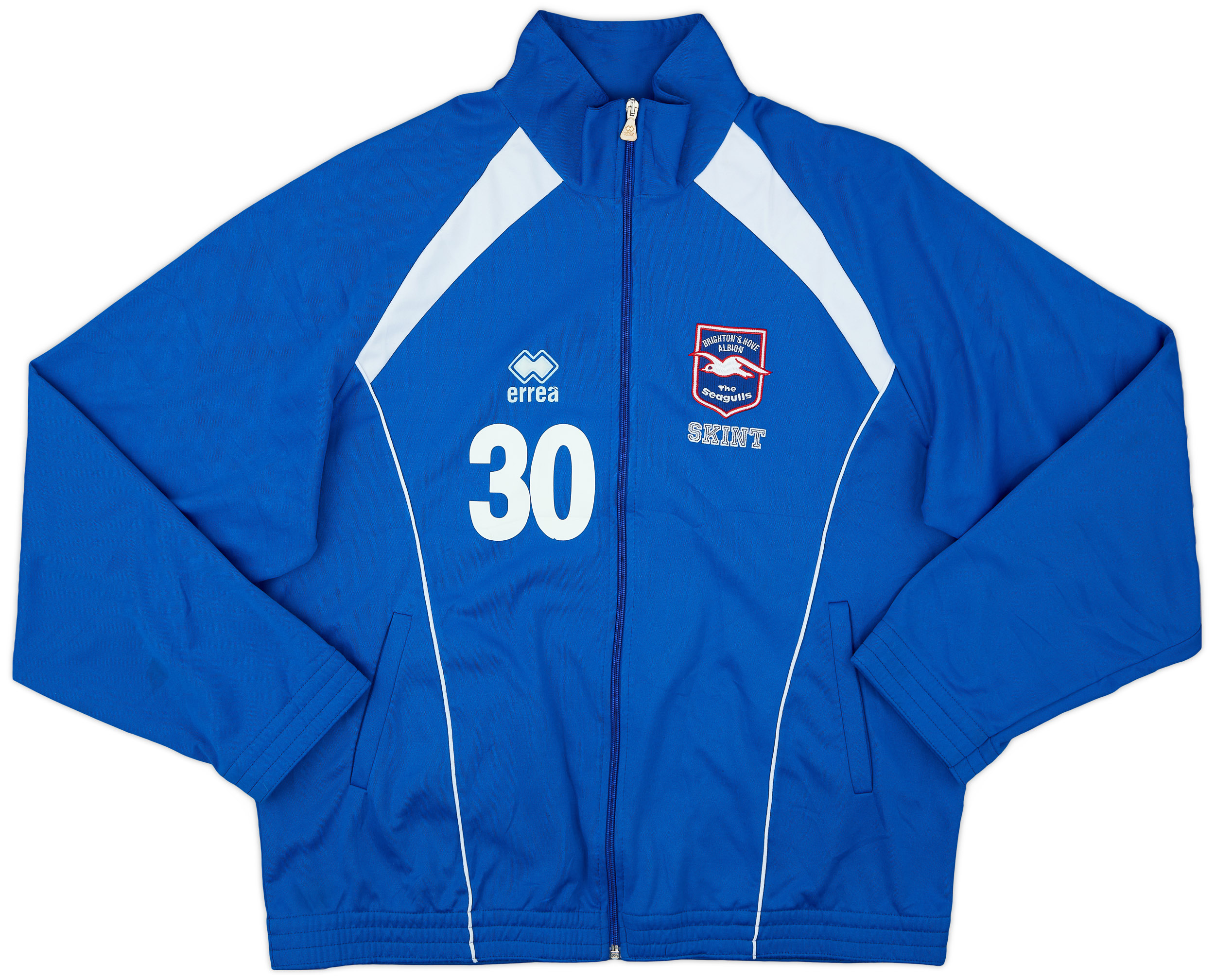 2003-04 Brighton Player Issue Errea Track Jacket #30 - 7/10 - (XXL)