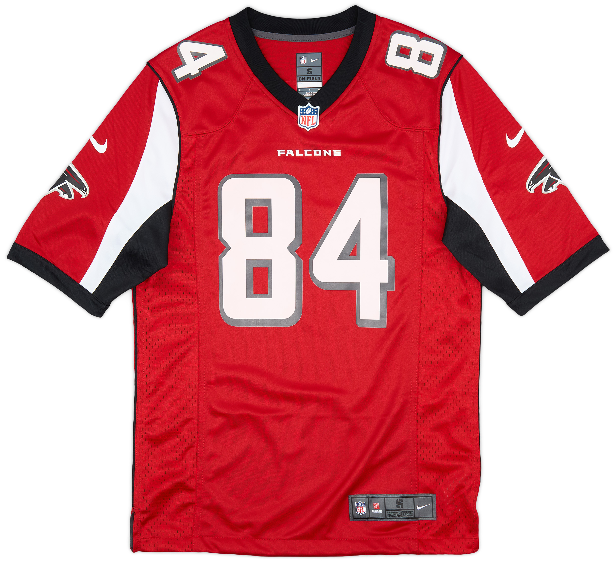 2012-15 Atlanta Falcons White #84 Nike Game Home Jersey (Good) S
