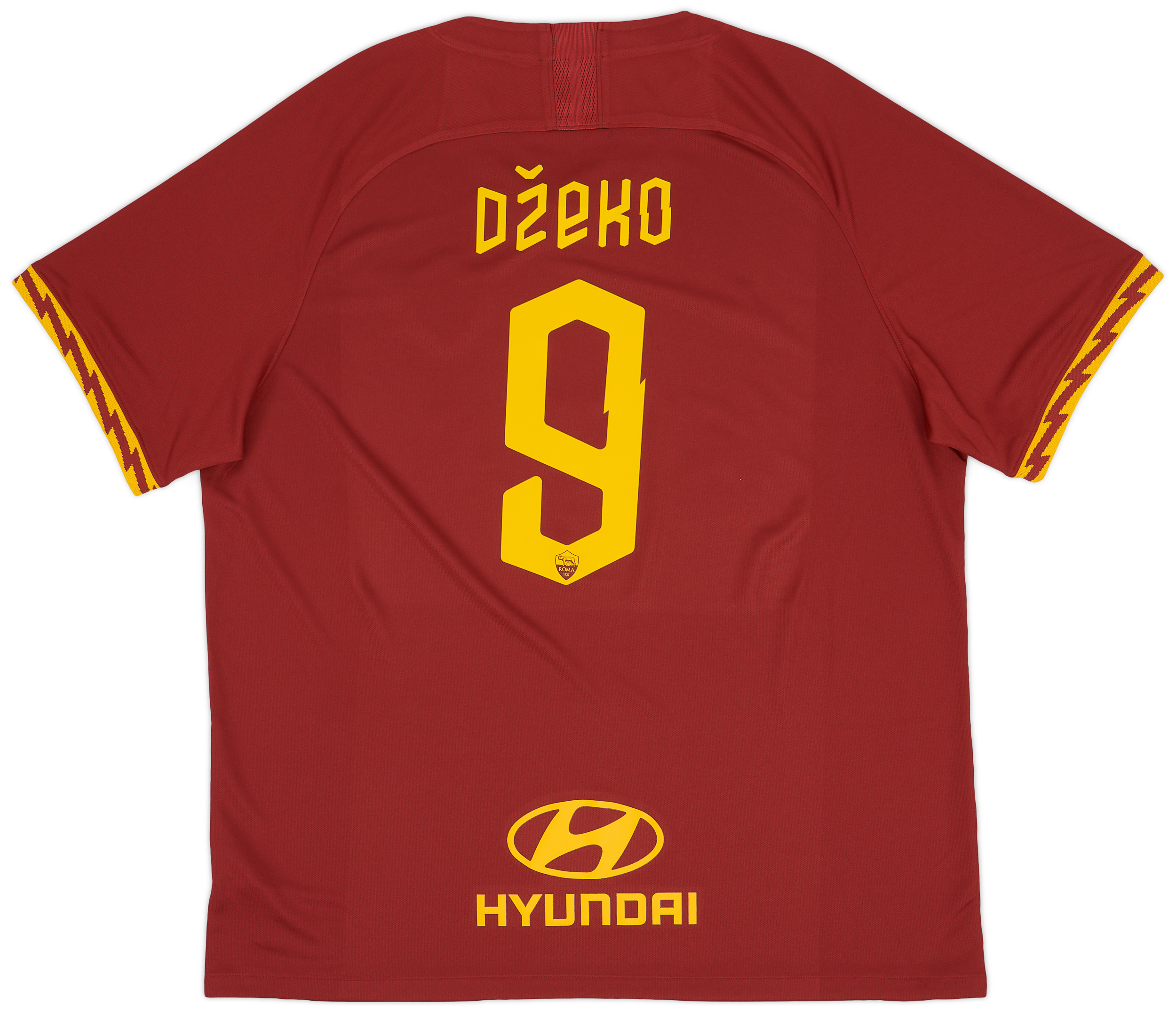 2019-20 Roma Home Shirt Dzeko #9 - 9/10 - (XXL)