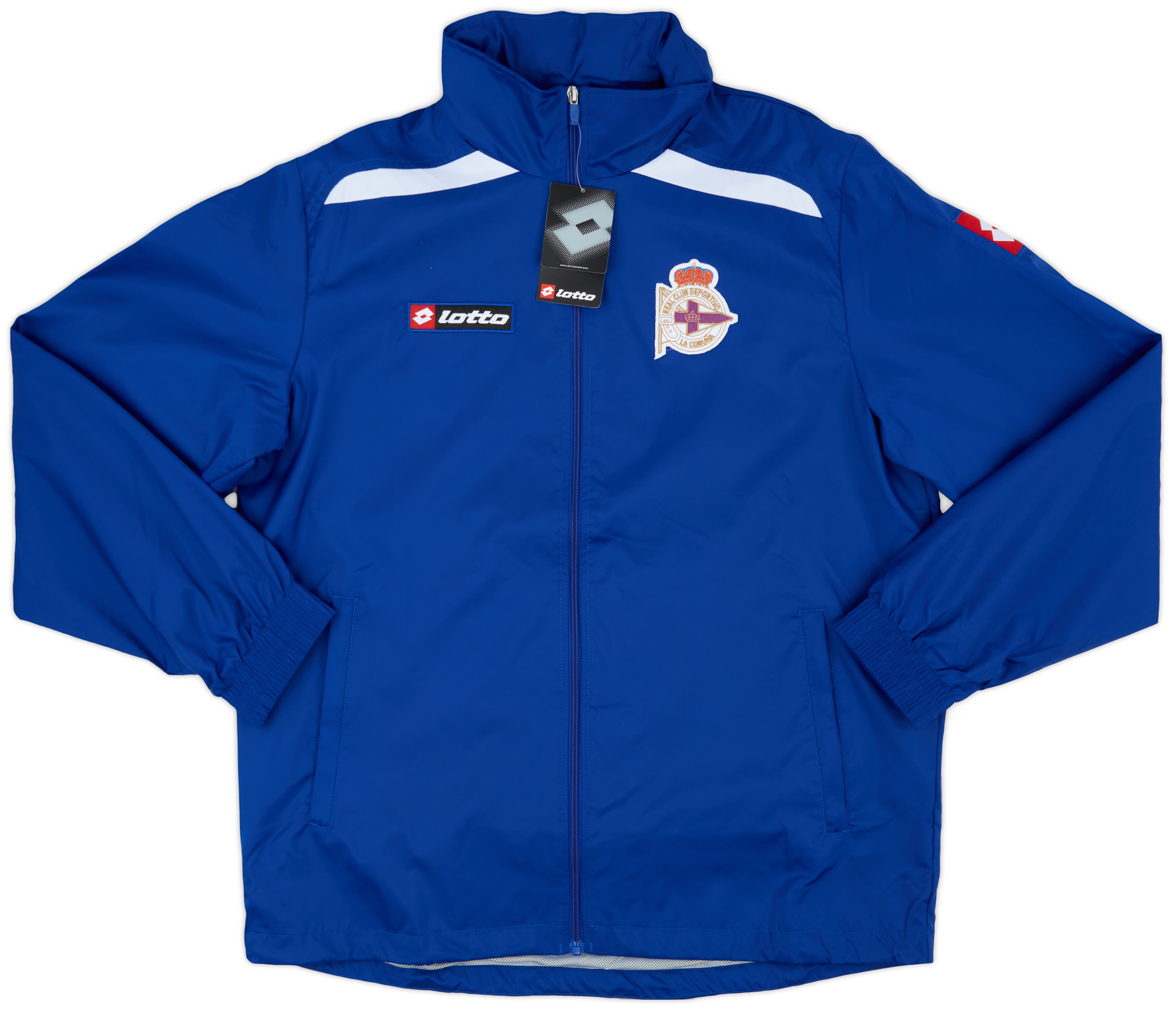 2012-13 Deportivo Lotto Windbreaker Jacket (L)