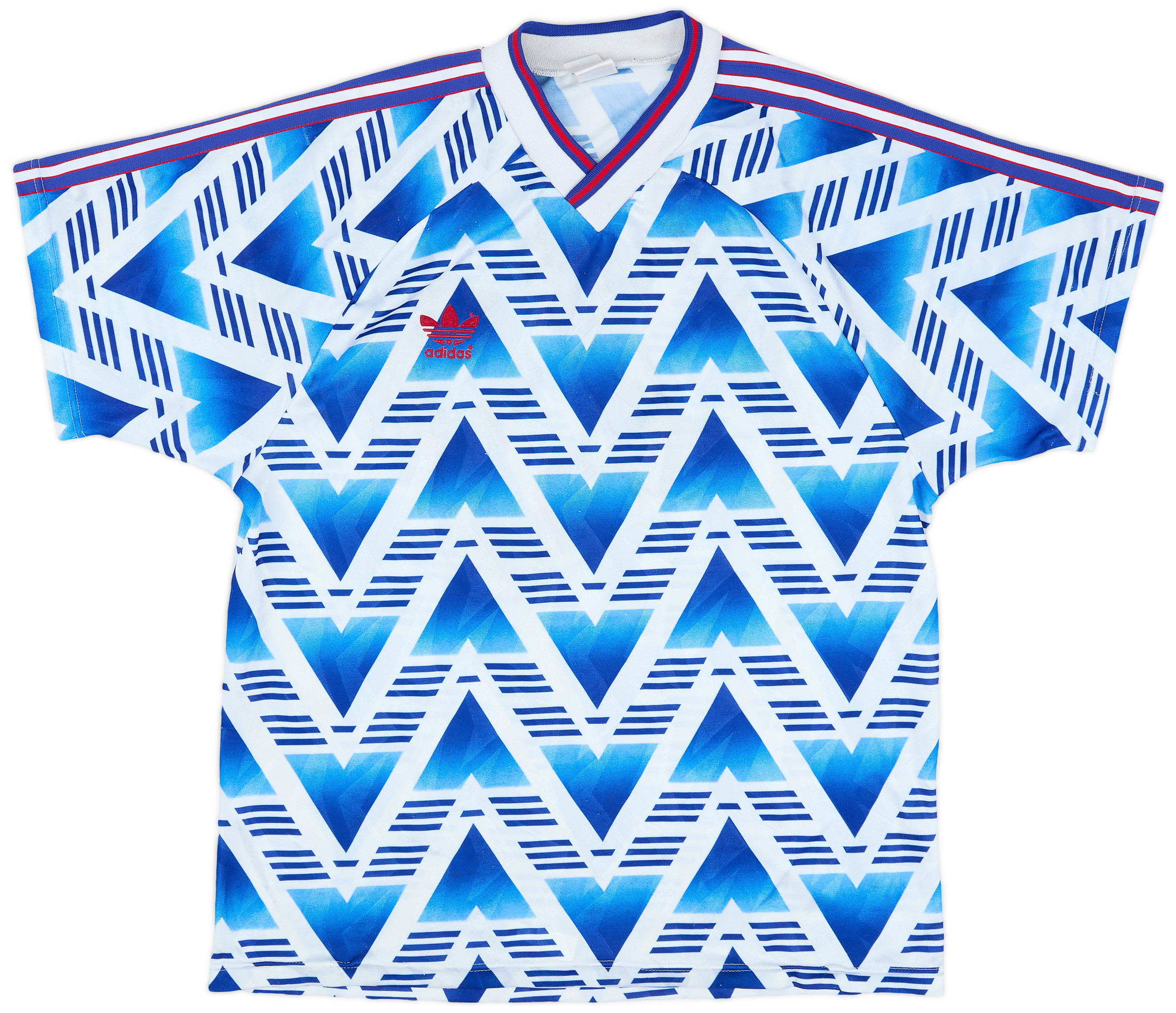 1991-93 adidas (JSG Augst) Template Shirt #13 - 8/10 - (L)