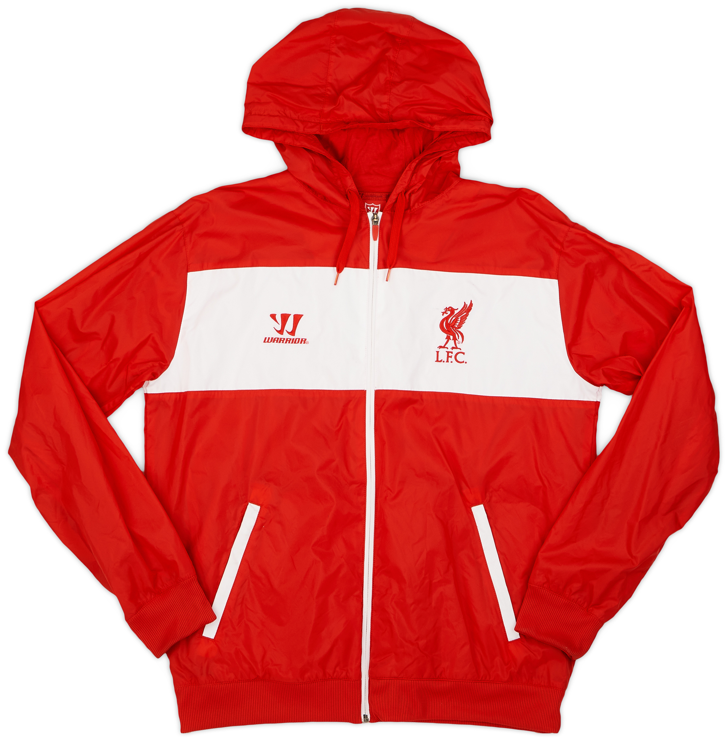 2012-13 Liverpool Warrior Hooded Track Jacket - 7/10 - (L)