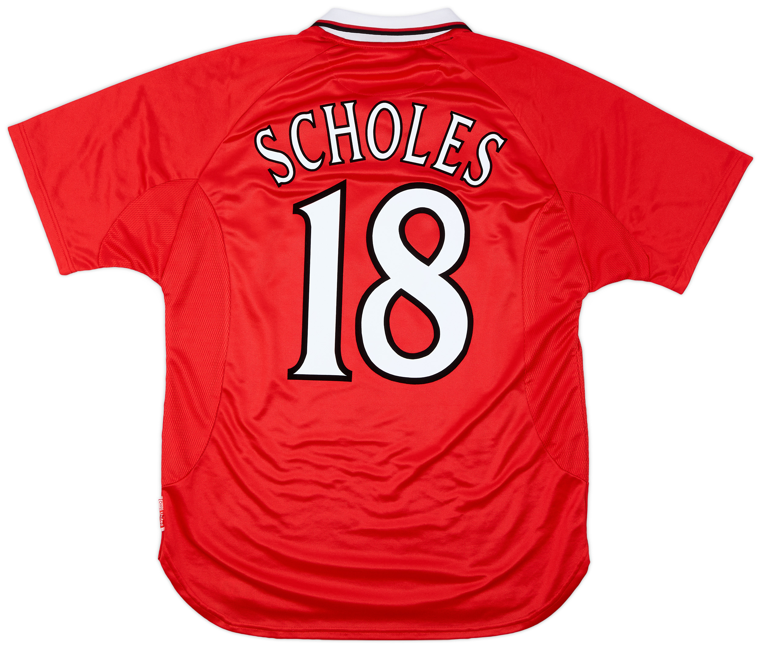 1999-00 Manchester United 'CL Winners' Shirt Scholes #18 - 8/10 - (L)