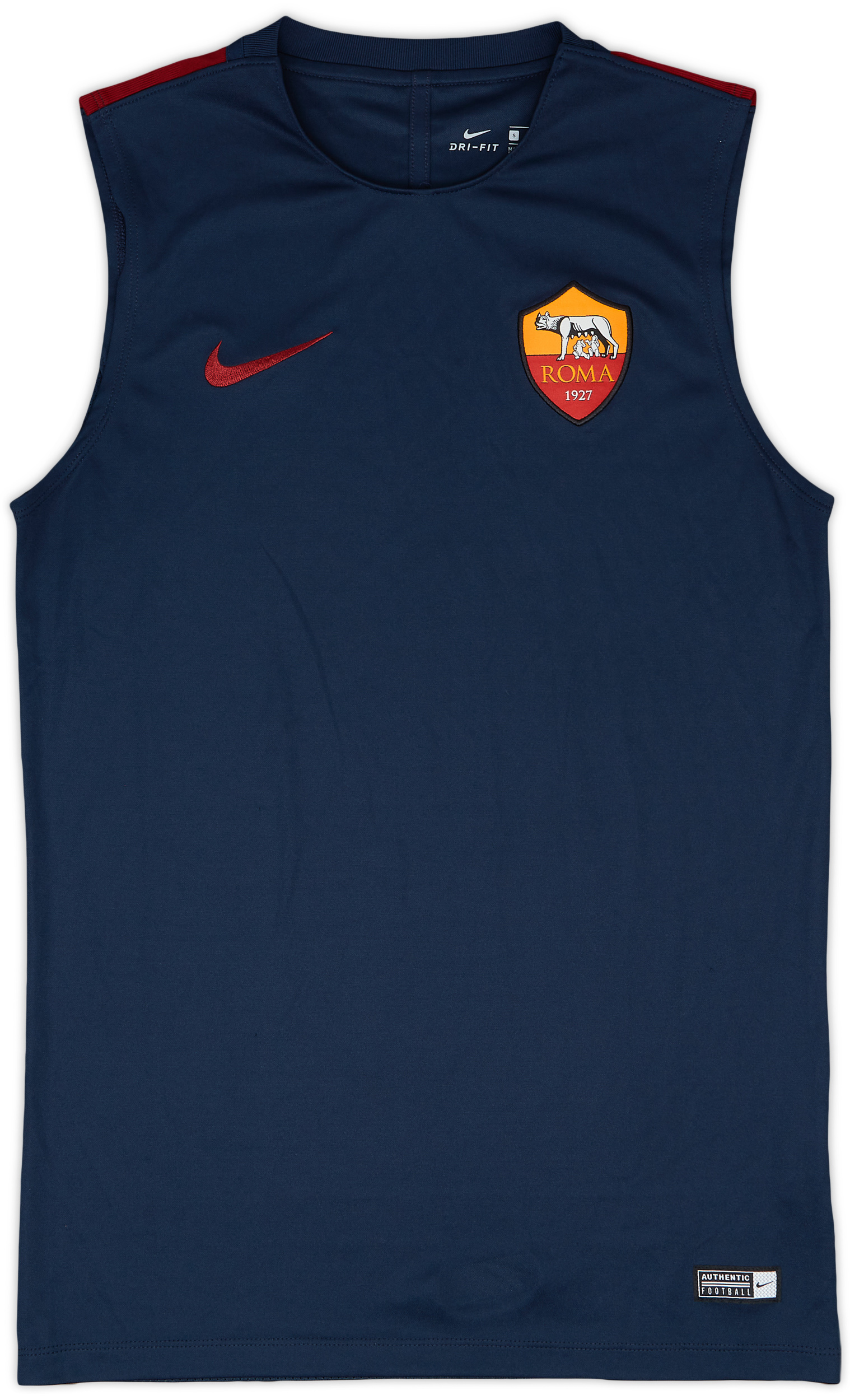 2016-17 Roma Nike Training Vest - 9/10 - (S)