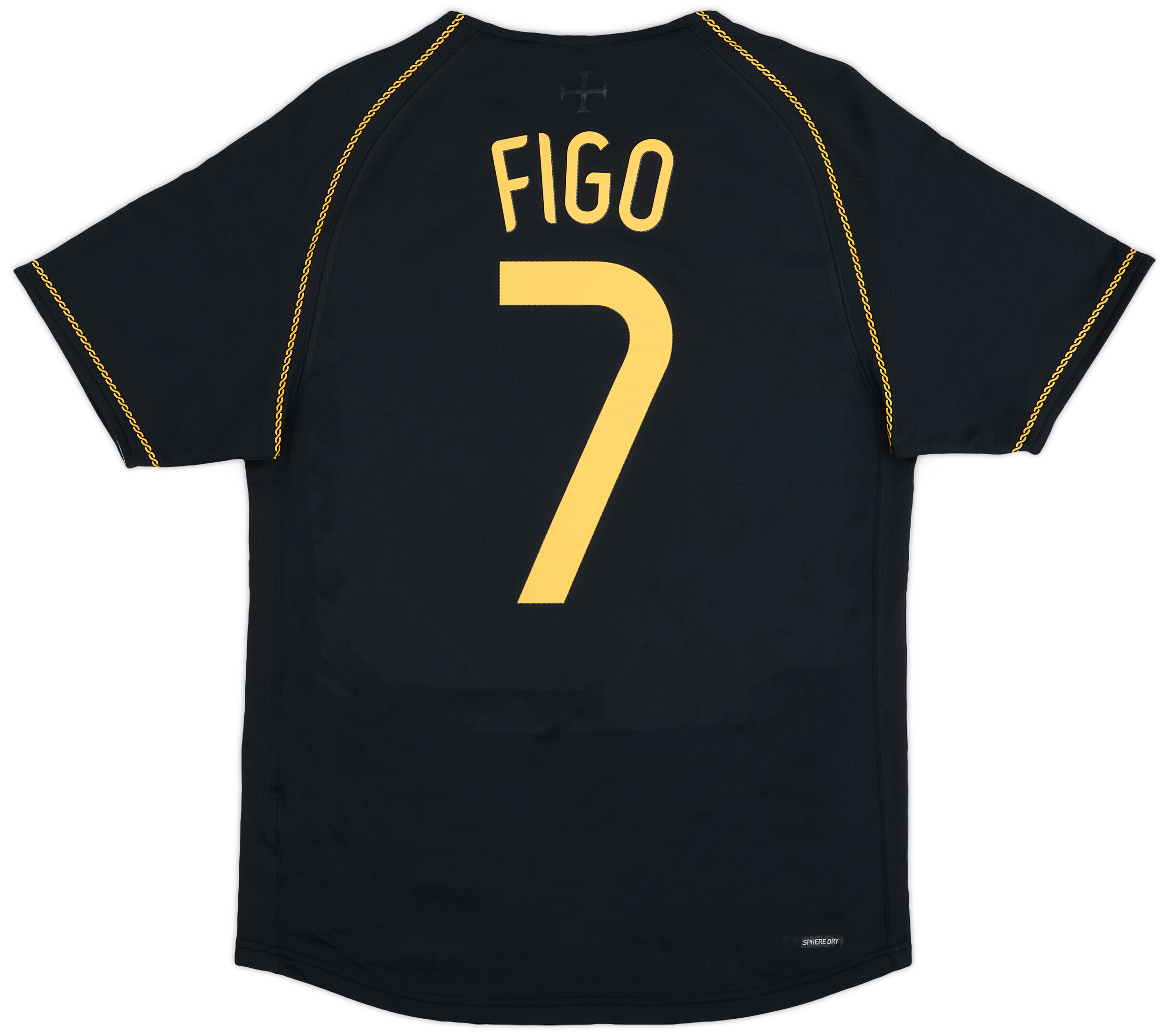 2006-07 Portugal Away Shirt Figo #7 - 9/10 - (S)