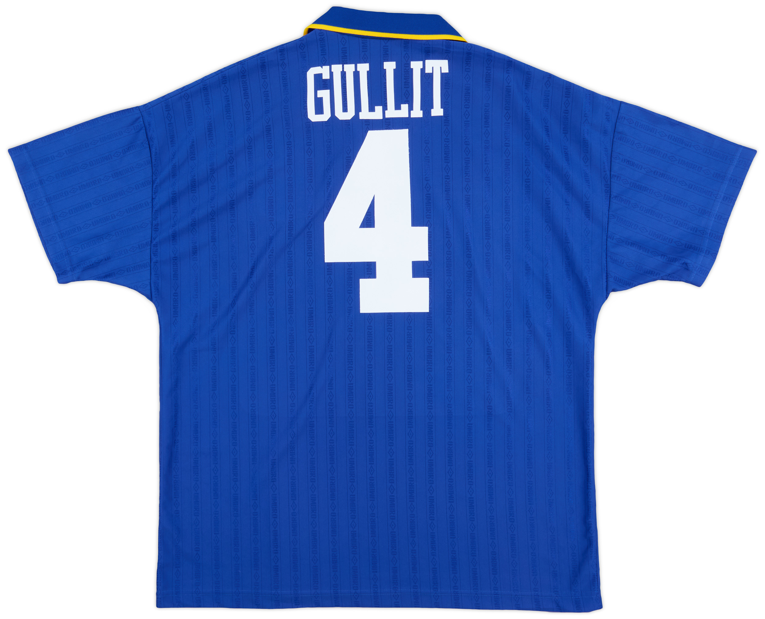 1995-97 Chelsea Home Shirt Gullit #4 - 9/10 - (XL)