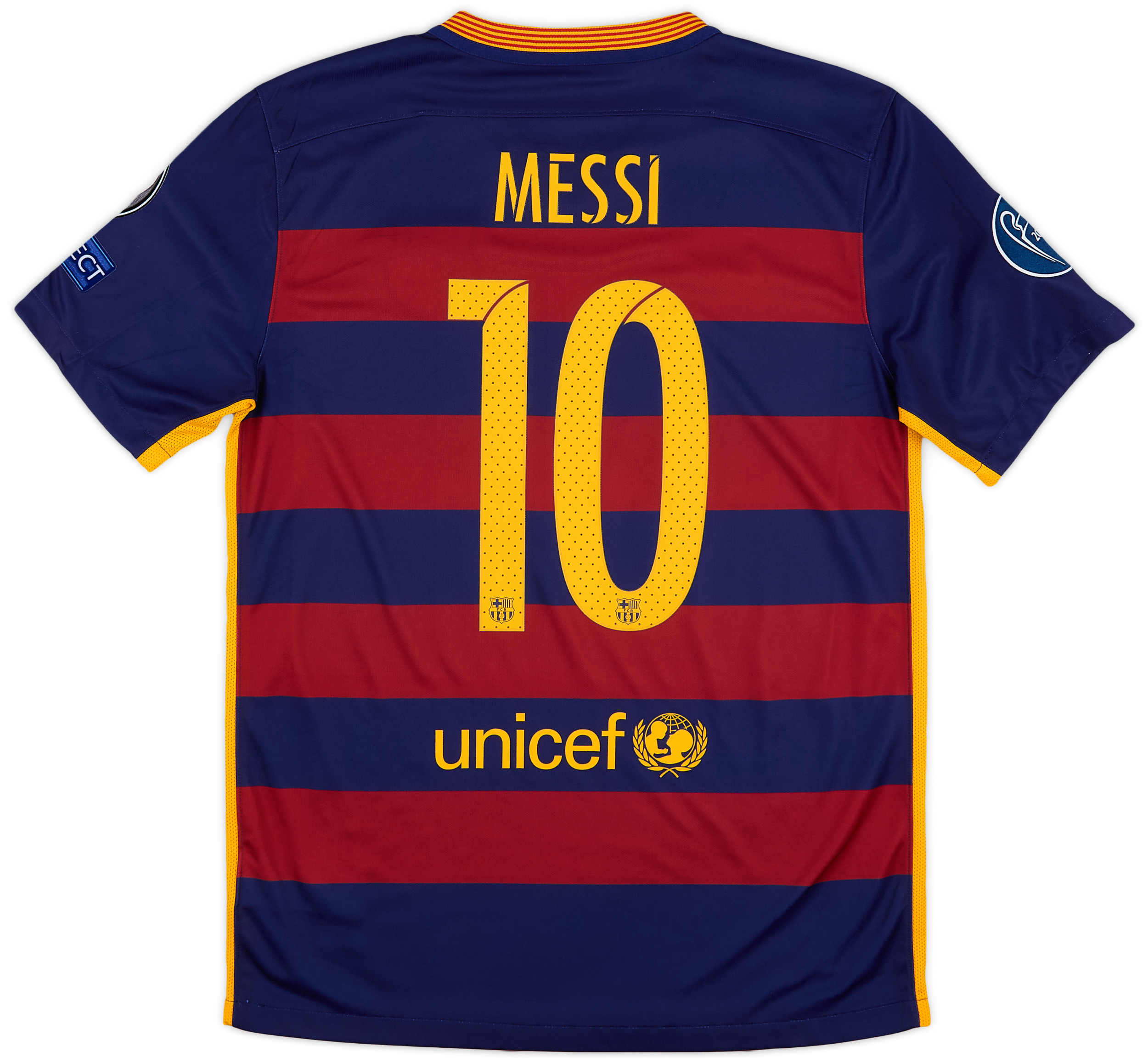 2015-16 Barcelona Home Shirt Messi #10 - 10/10 - (M)