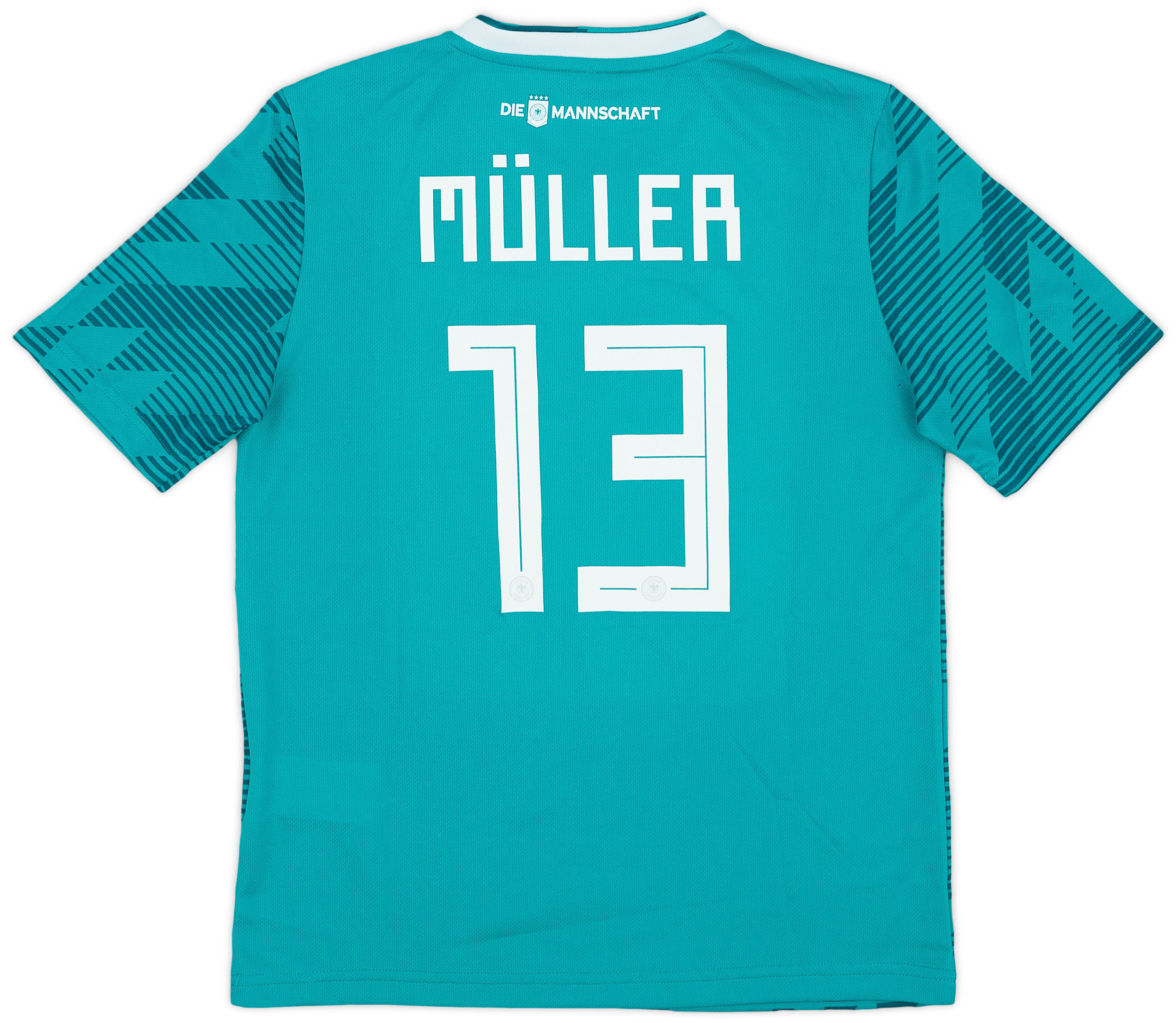 2018-19 Germany Away Shirt Muller #13 - 6/10 - (M.Boys)