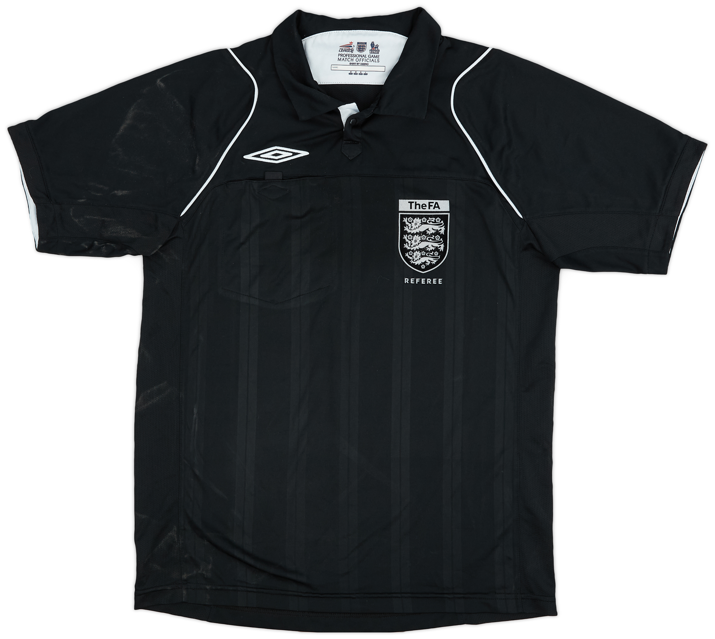 2000s England FA Umbro Referee Shirt - 8/10 - (M)