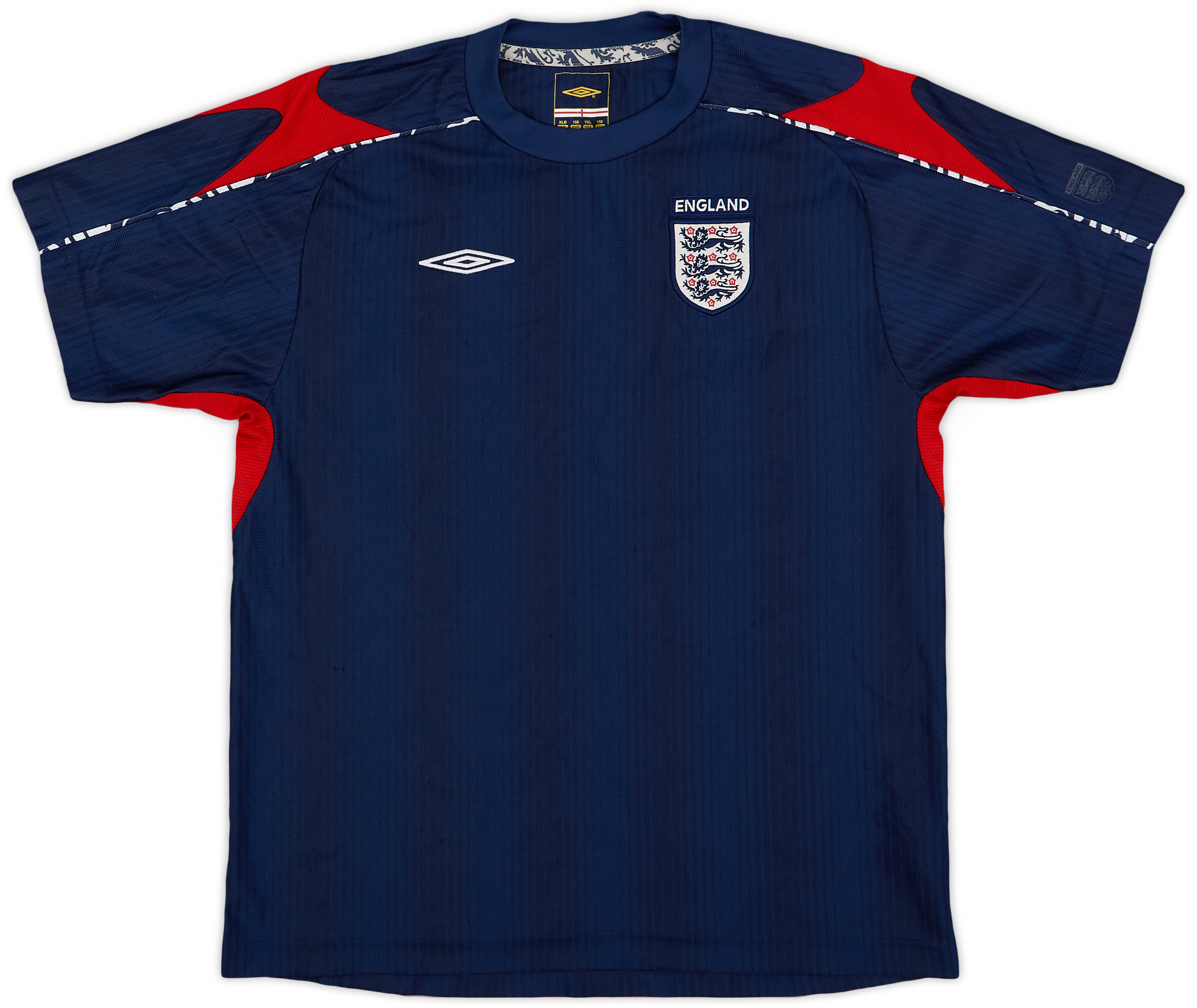 2006-07 England Umbro Training Shirt - 9/10 - (XL.Boys)