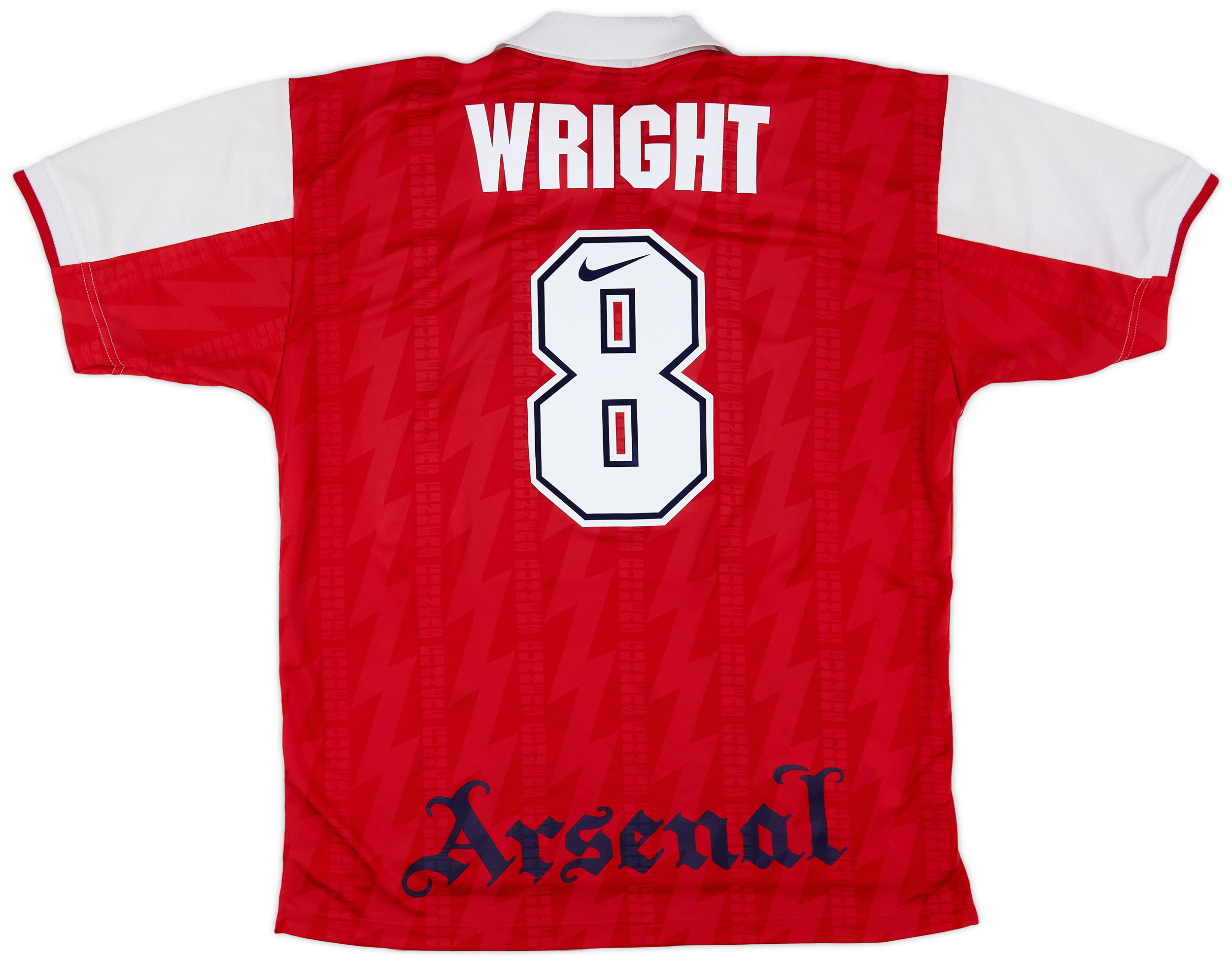 1994-96 Arsenal Home Shirt Wright #8 - 8/10 - (L)