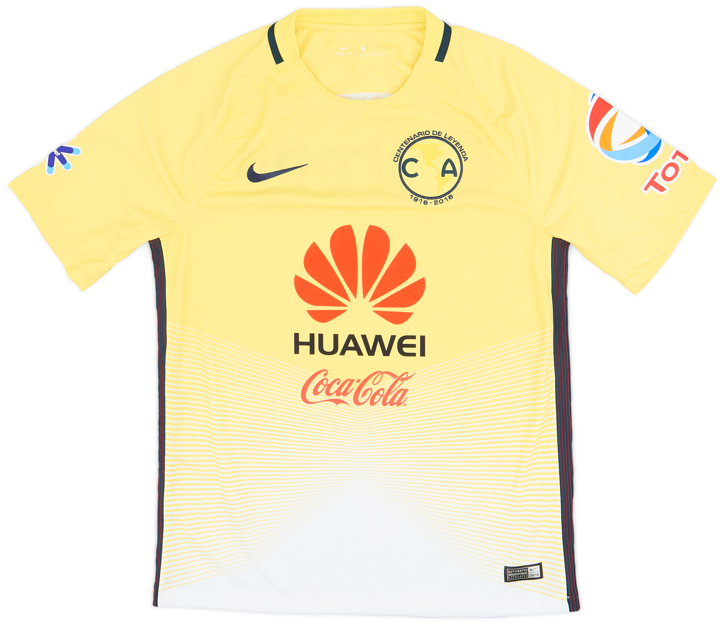 2016-17 Club America Centenary Home Shirt - 8/10 - (M)